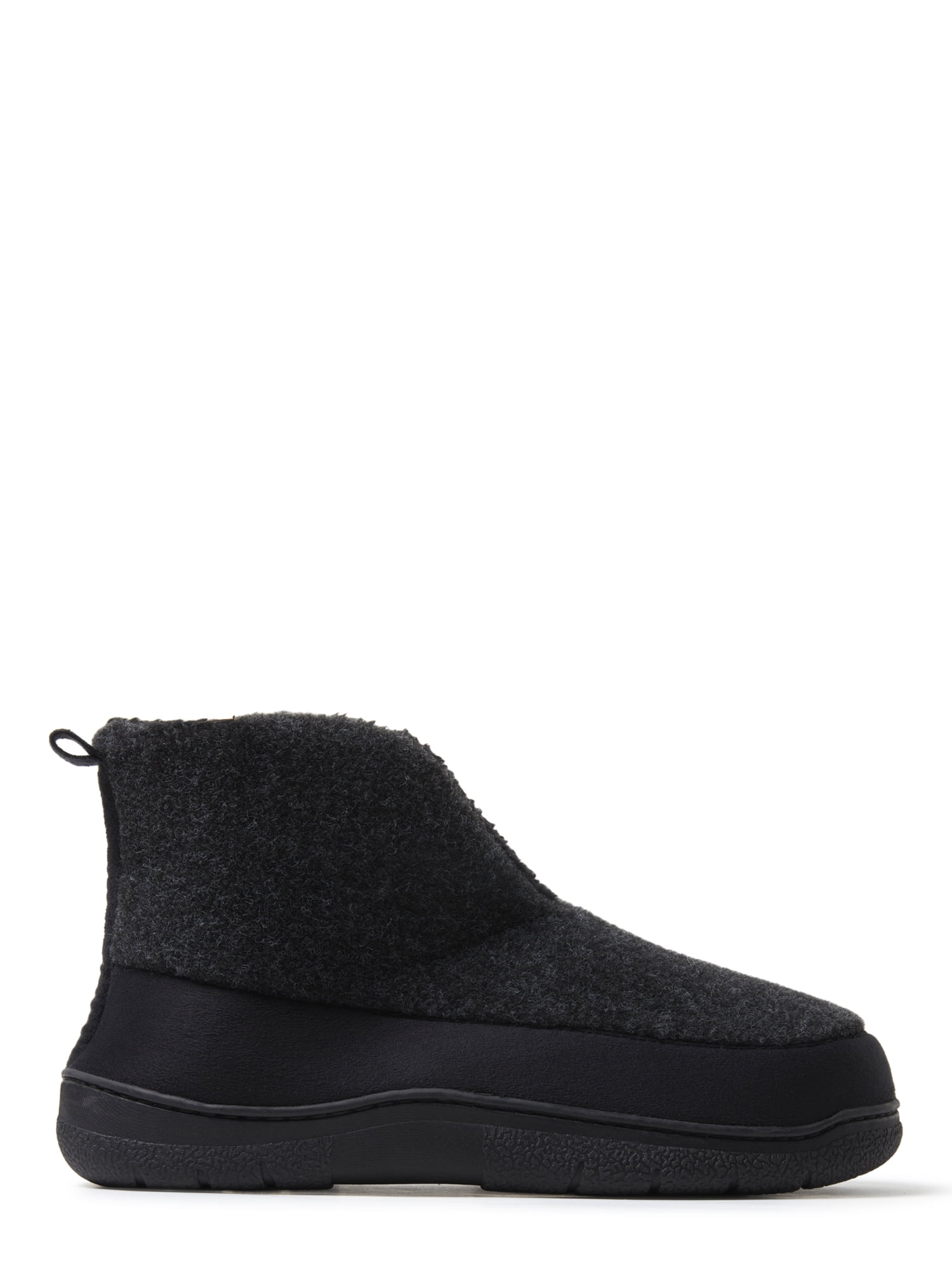Dearfoams Cozy Comfort Men's Felted Booties Slippers - Walmart.com