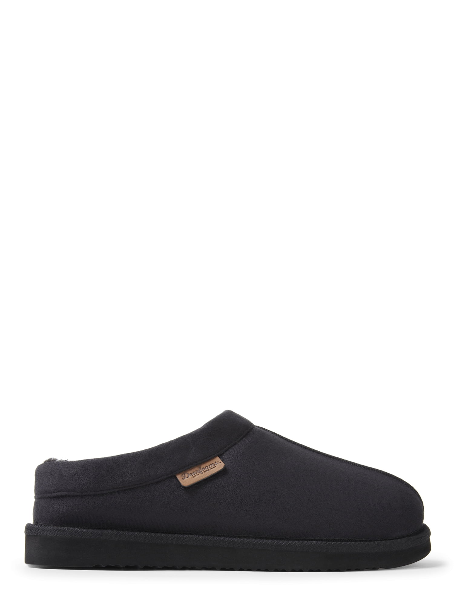 Dearfoams Cozy Comfort Men's High Vamp Microsuede Clog Slippers ...