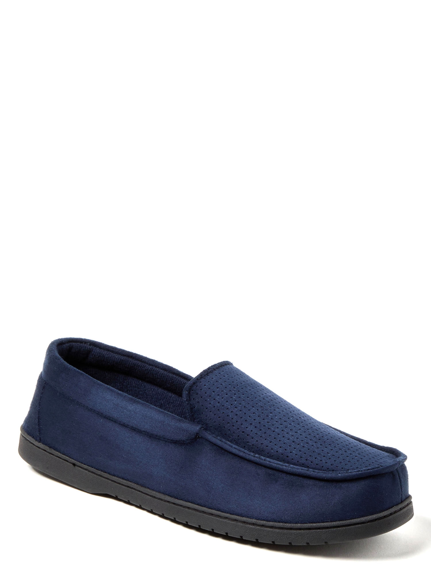 Dearfoams Cozy Comfort Men's Jason Microsuede Moccasin Slippers ...