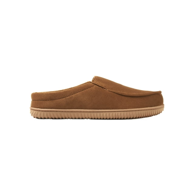 Dearfoams Cozy Comfort Men's Microsuede Moc Toe Clog Slippers - Walmart.com