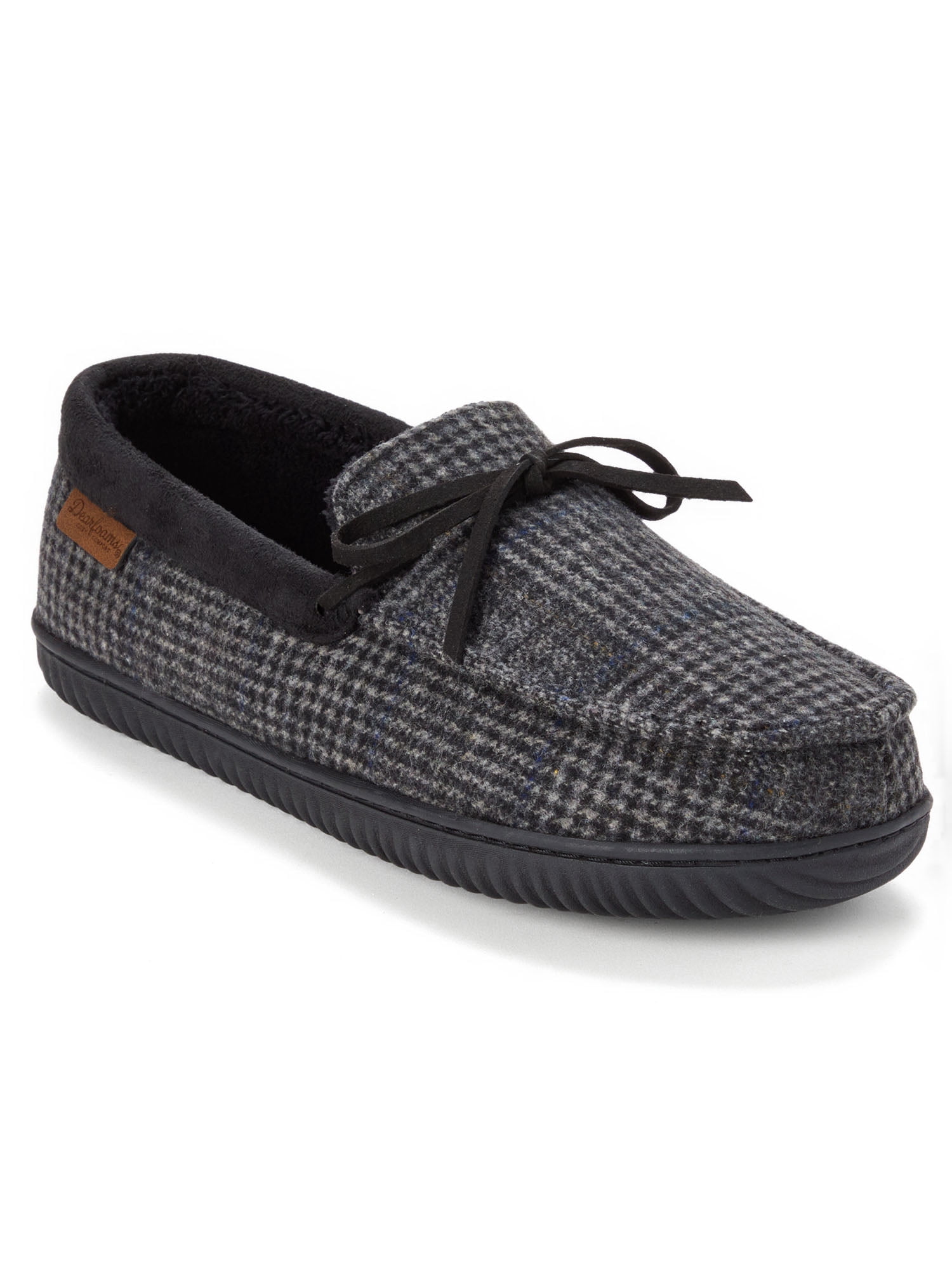 Dearfoams Cozy Comfort Men's Moccasin Slippers - Walmart.com