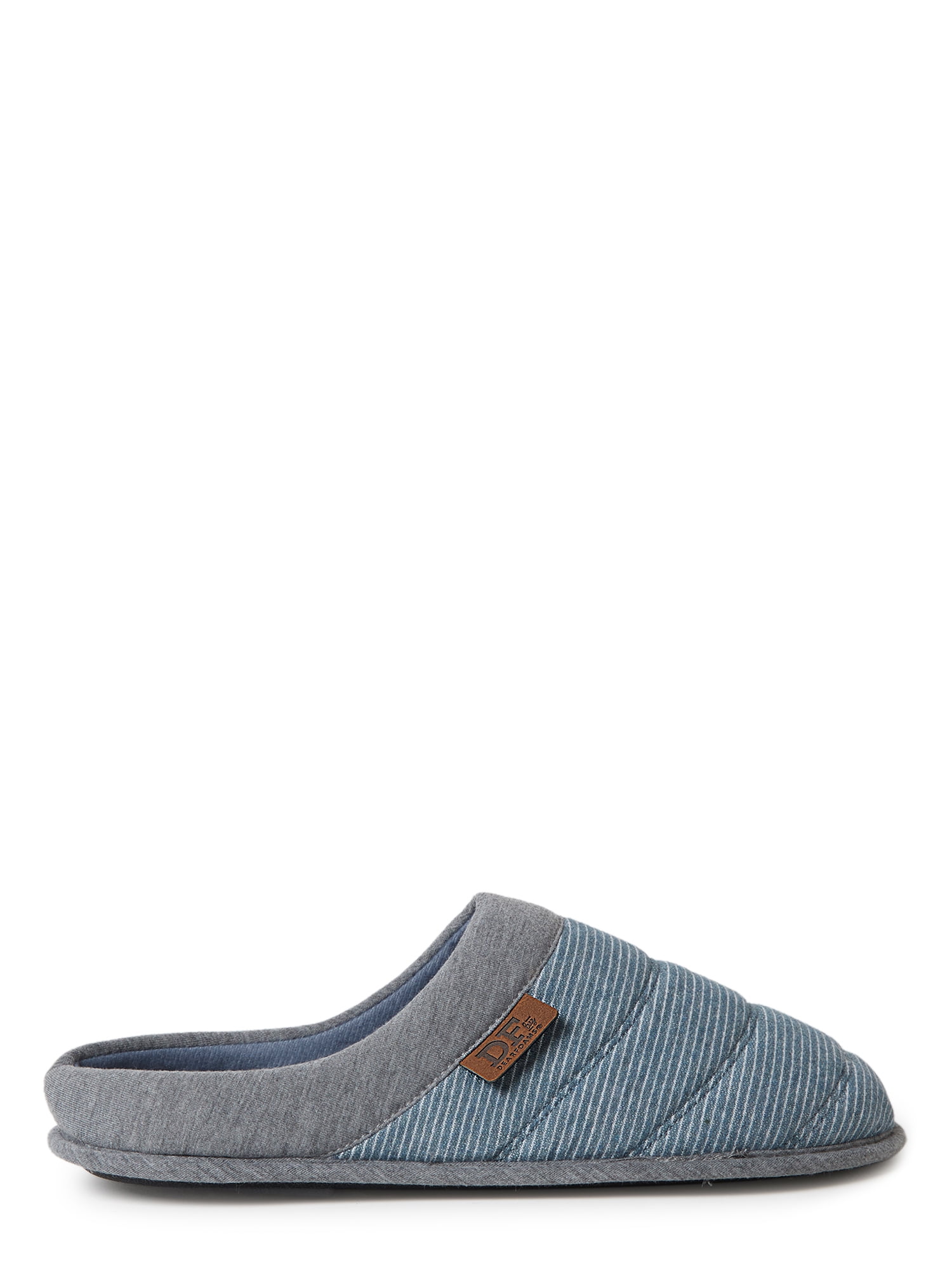 Dearfoams Cozy Comfort Striped Scuff Memory Foam Slippers - Walmart.com