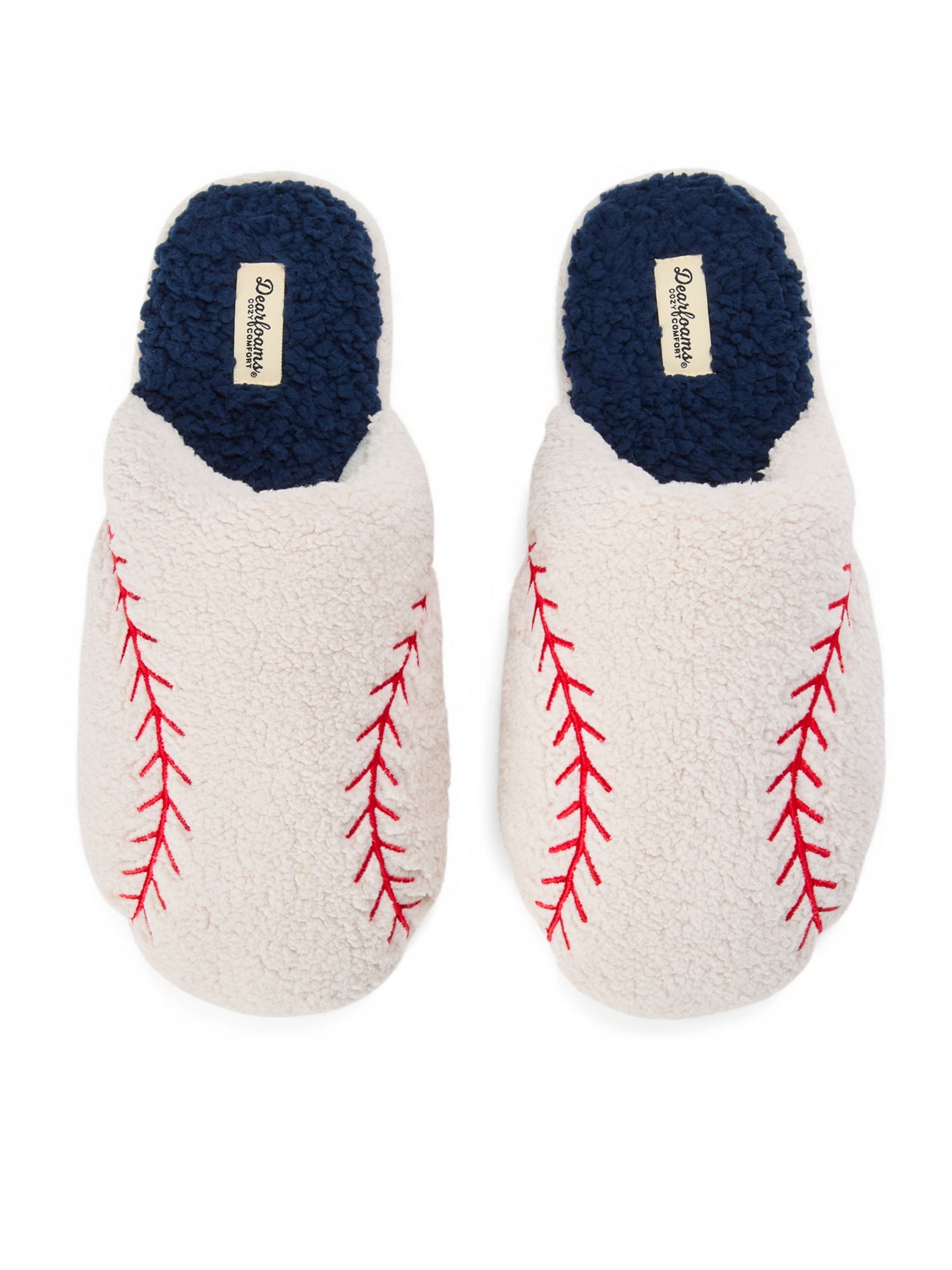Dearfoams Father’s Day Sports Scuff Slippers - Walmart.com