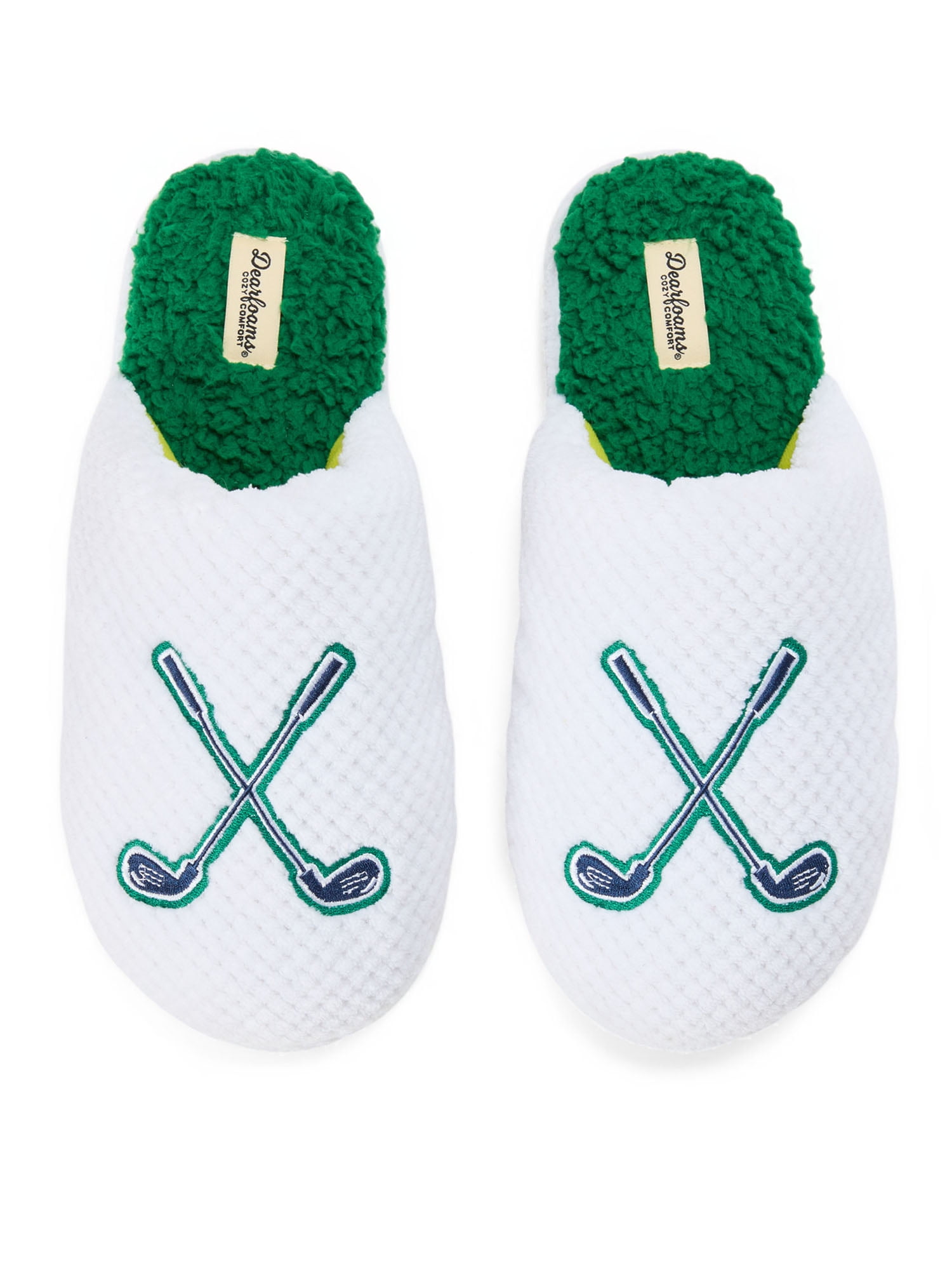 Dearfoams Father’s Day Sports Scuff Slippers - Walmart.com