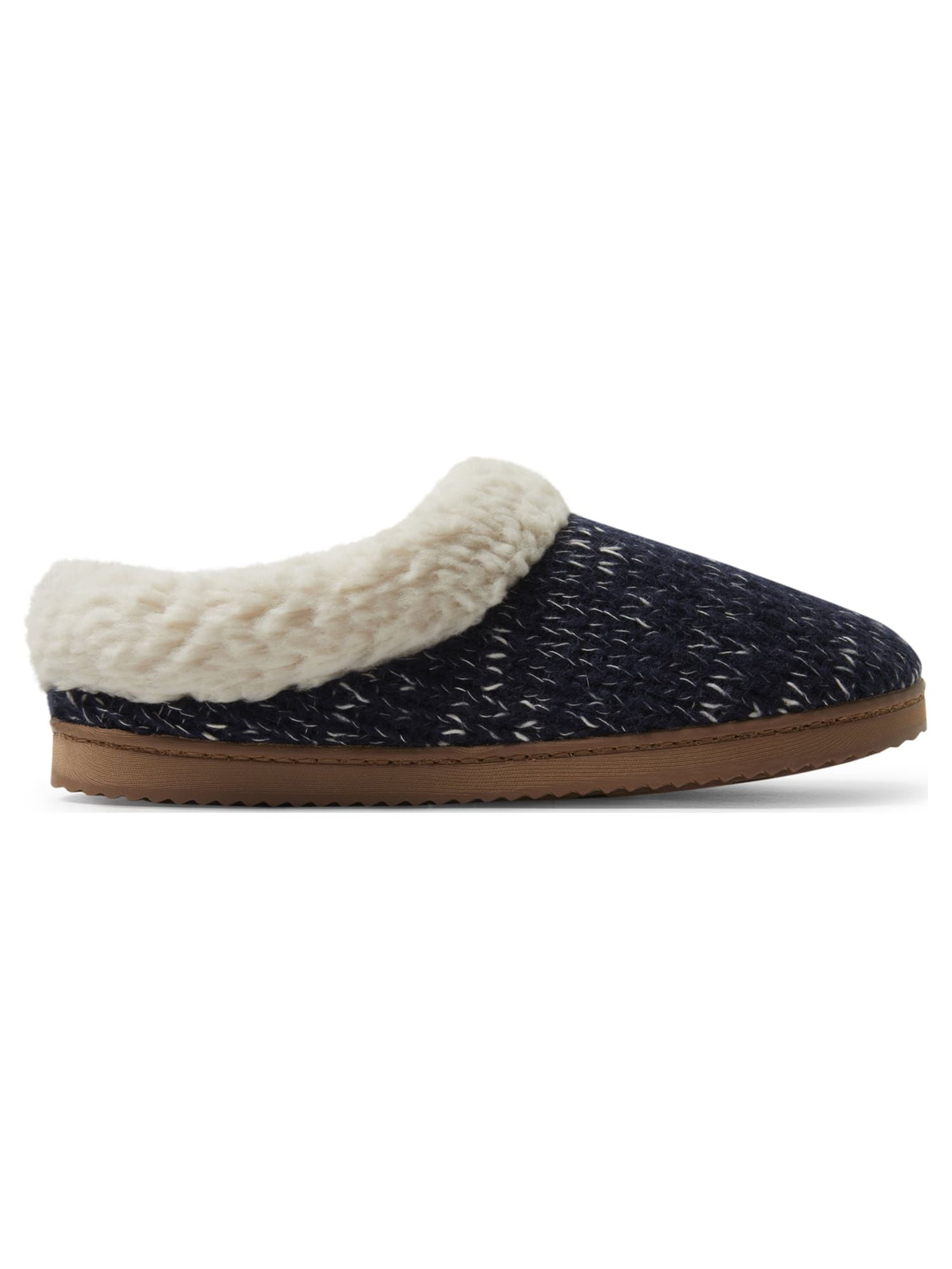 Dearfoams Cozy Comfort Women's Knit Clog with Cuff Slippers - Walmart.com