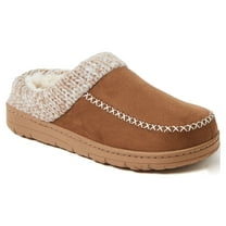 RockDove Women's Comfort Moc Toe Clog Slipper with Faux Fur Collar ...