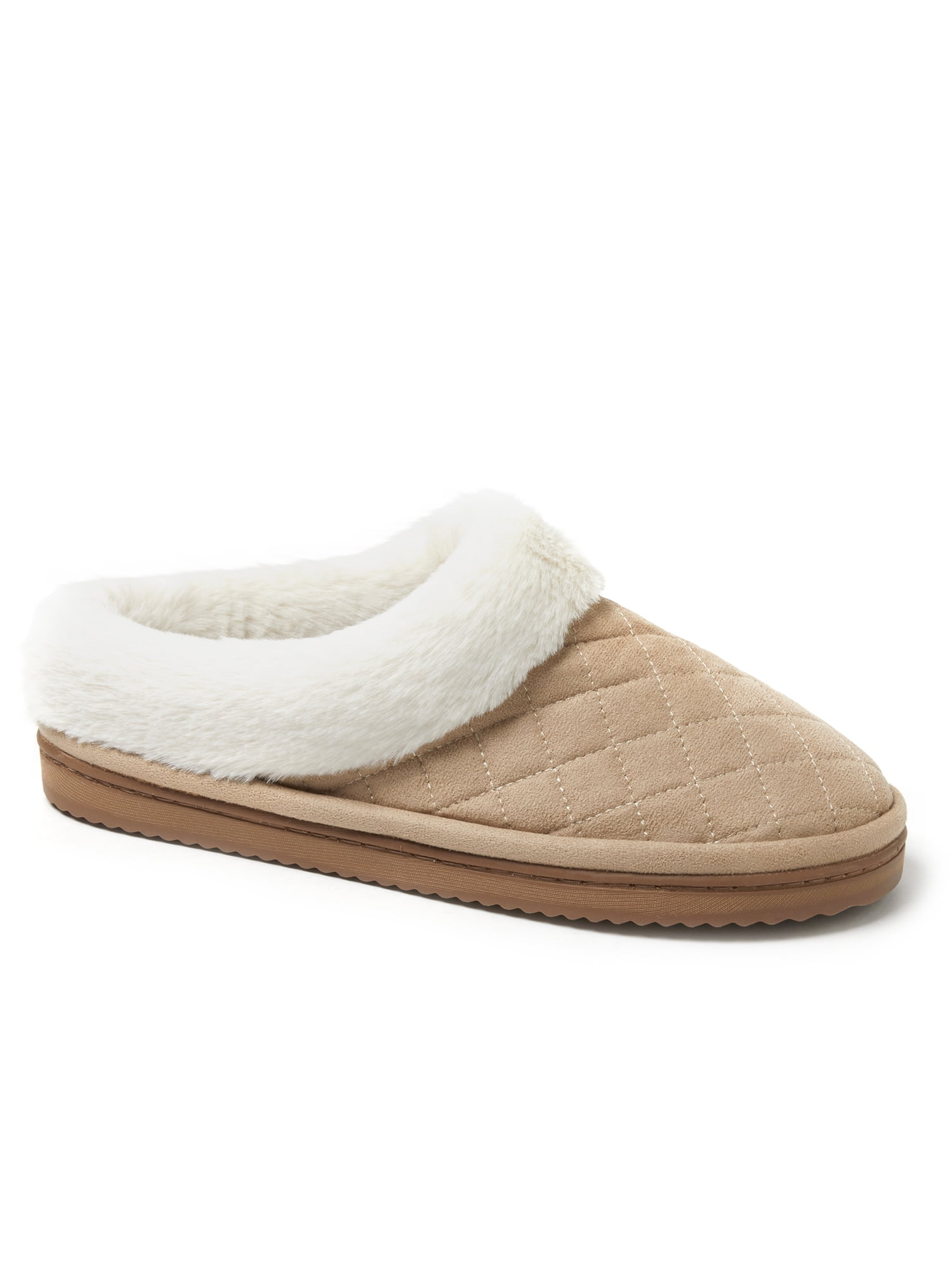 Dearfoams Cozy Comfort Women's Quilted Clog Slippers, Sizes 5-12 ...