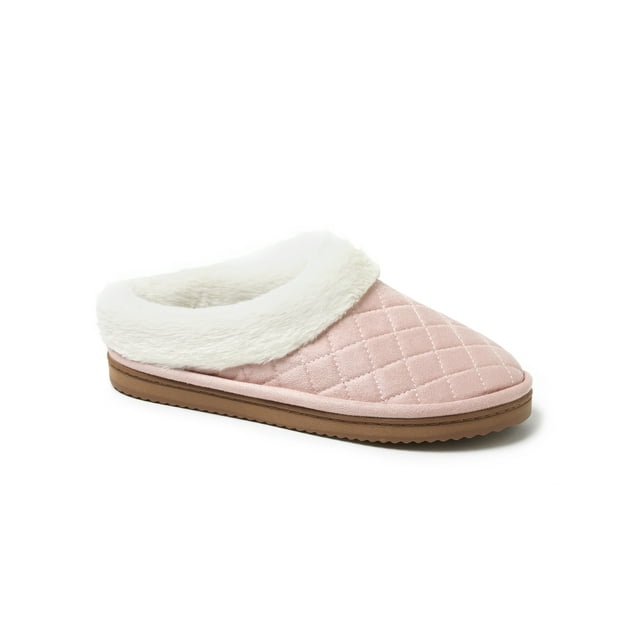 Dearfoams Cozy Comfort Women's Quilted Clog Slippers, Sizes 5-12 ...