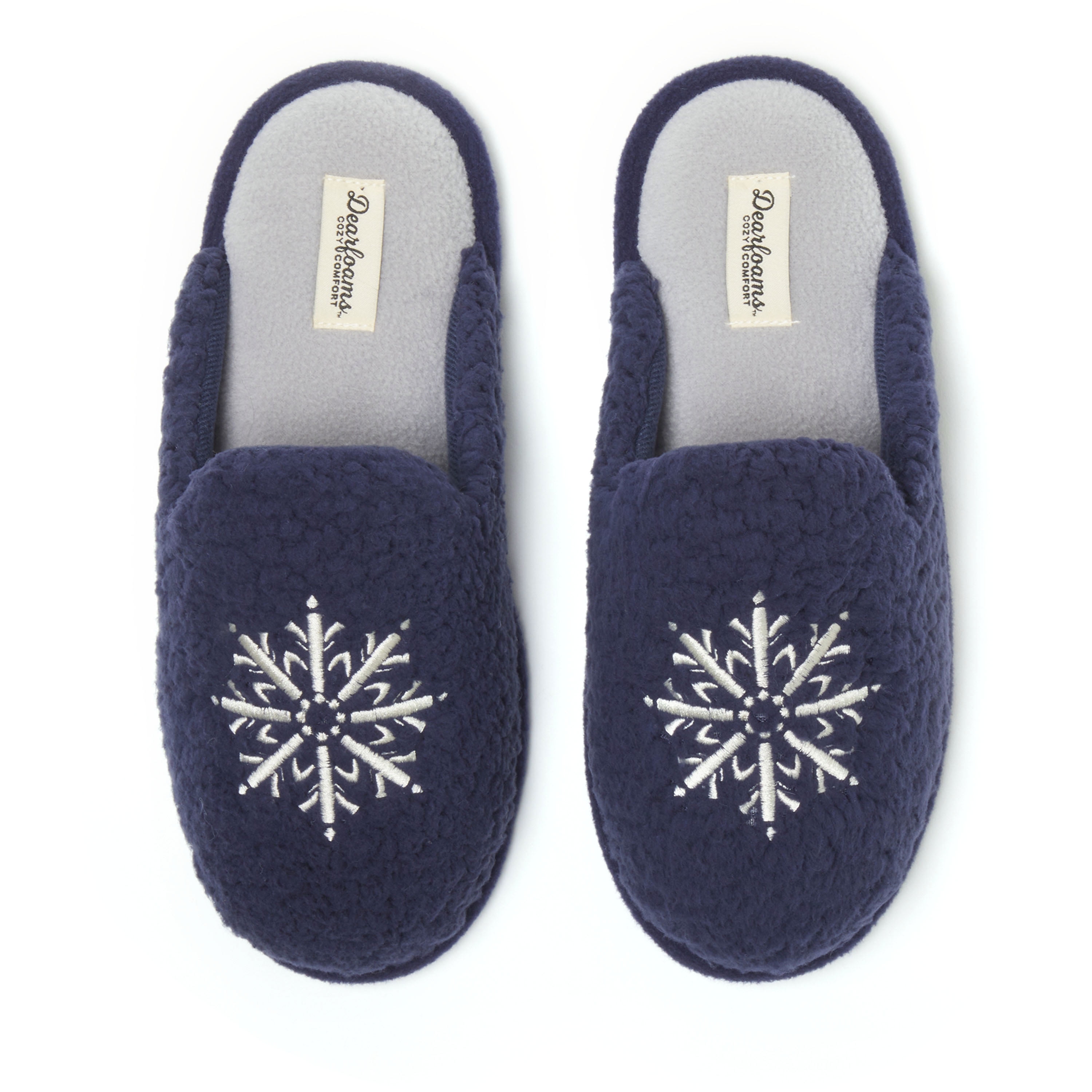 Dearfoams Cozy Comfort Women's Teddy Novelty Scuff Slippers - Walmart.com