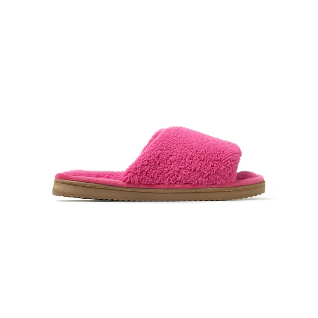 Dearfoams Cozy Comfort Women's Terry Slide Slippers - Walmart.com