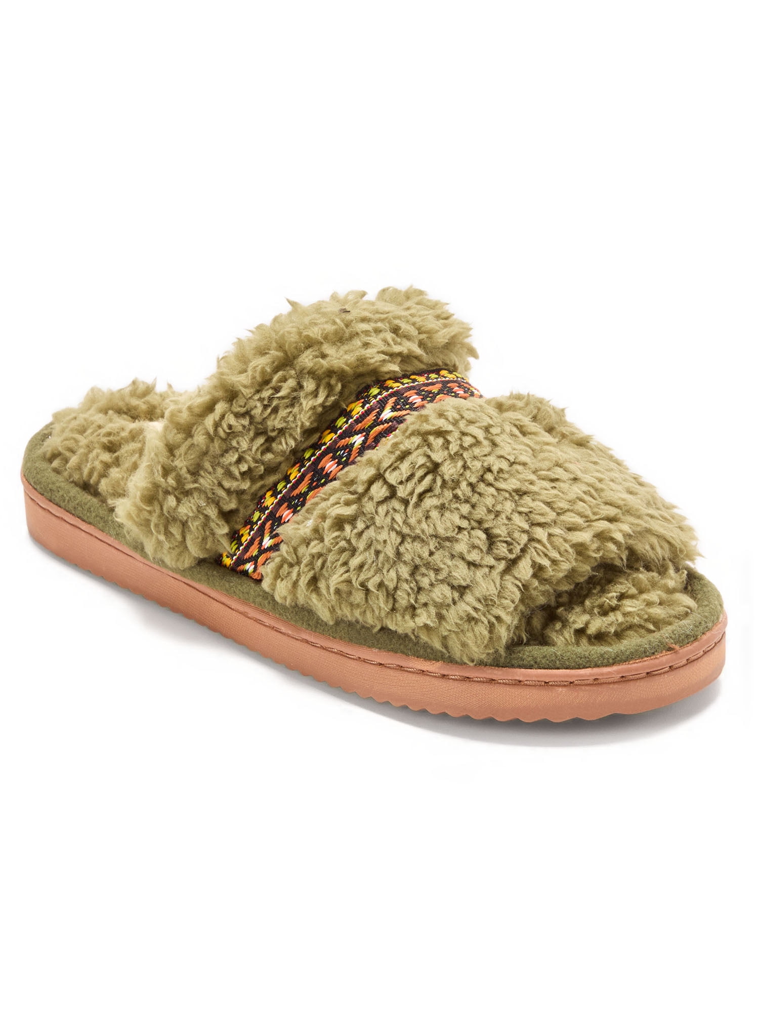 Dearfoams Cozy Comfort Women's Terry Slide Slippers - Walmart.com