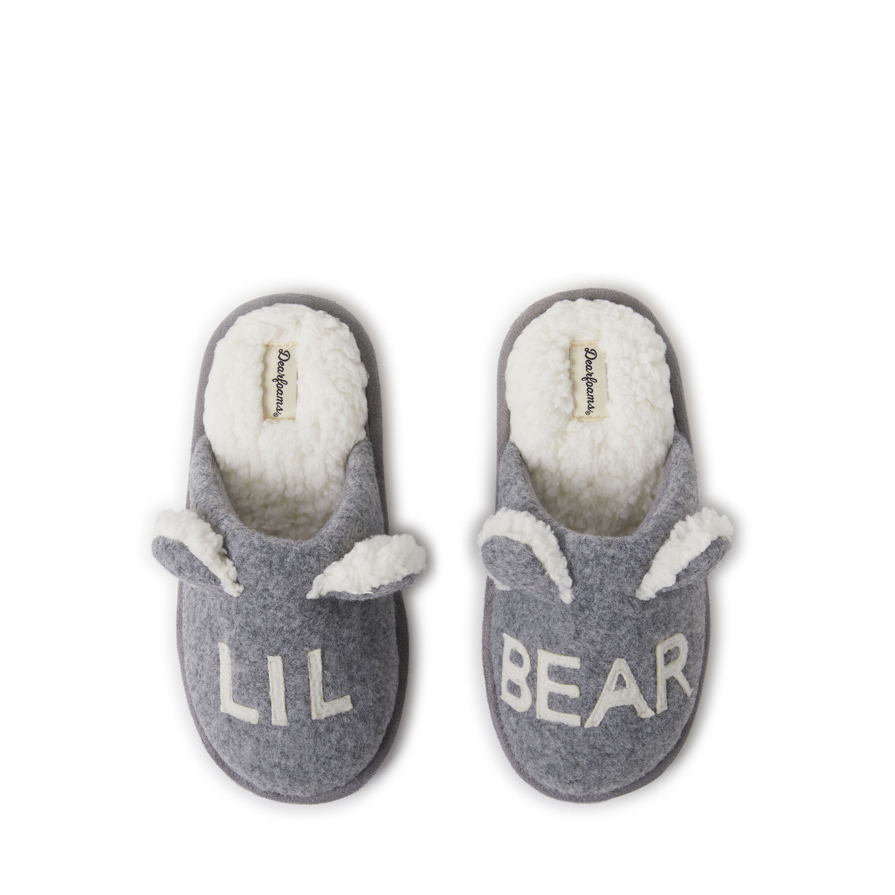 Dearfoams Kid's Casey Lil Bear Family Scuff Slipper - Walmart.com