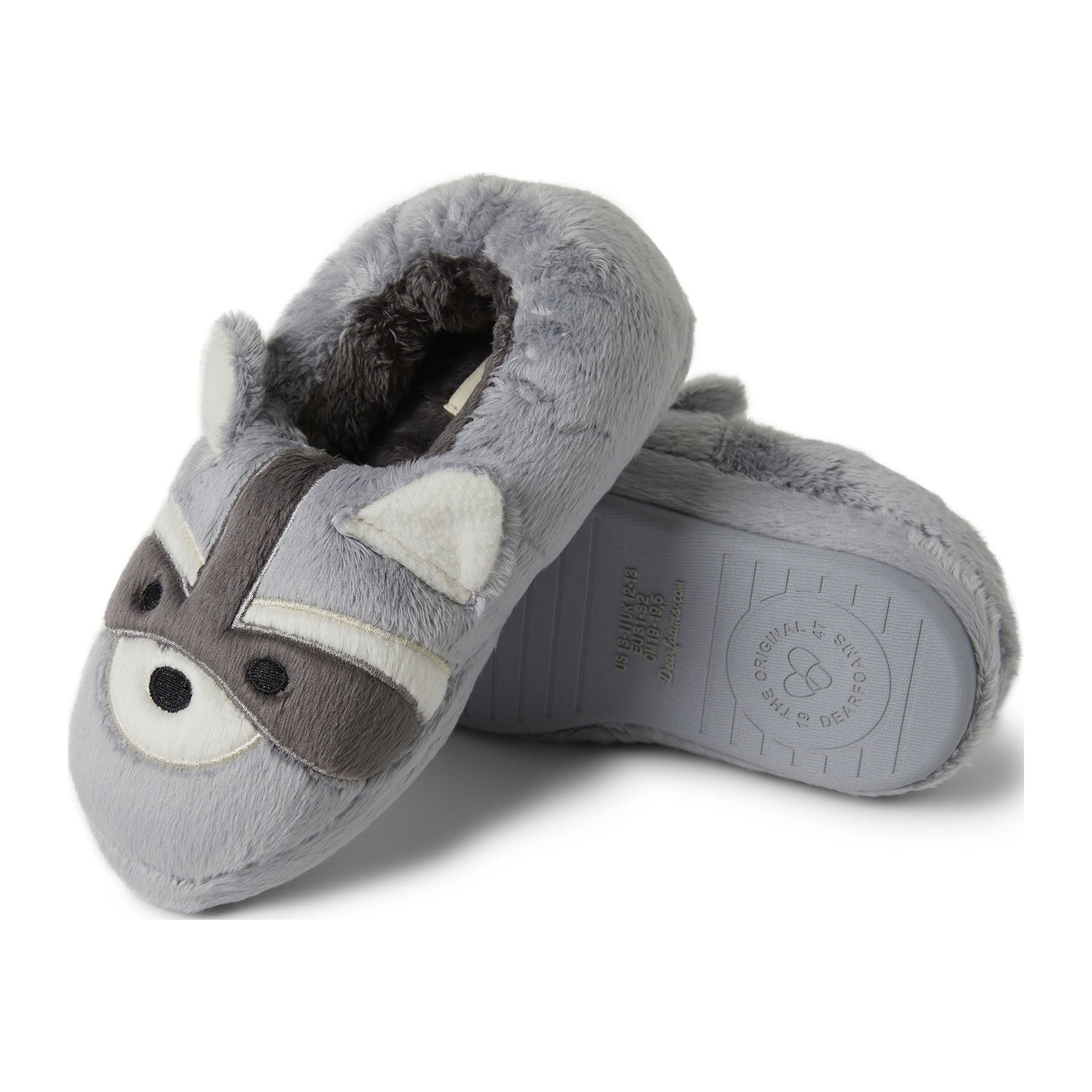 Dearfoams Kid's Emery Critter Closed Back Animal Slipper - Walmart.com