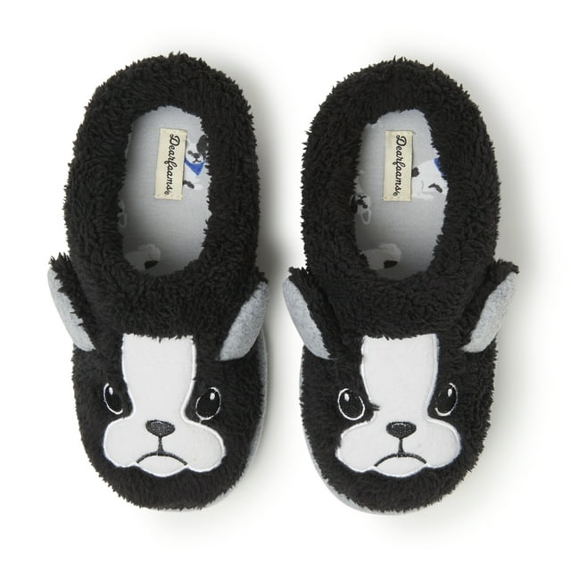 Dearfoams Kid's Peyton Animal Slip-On Clog House Slipper - Walmart.com