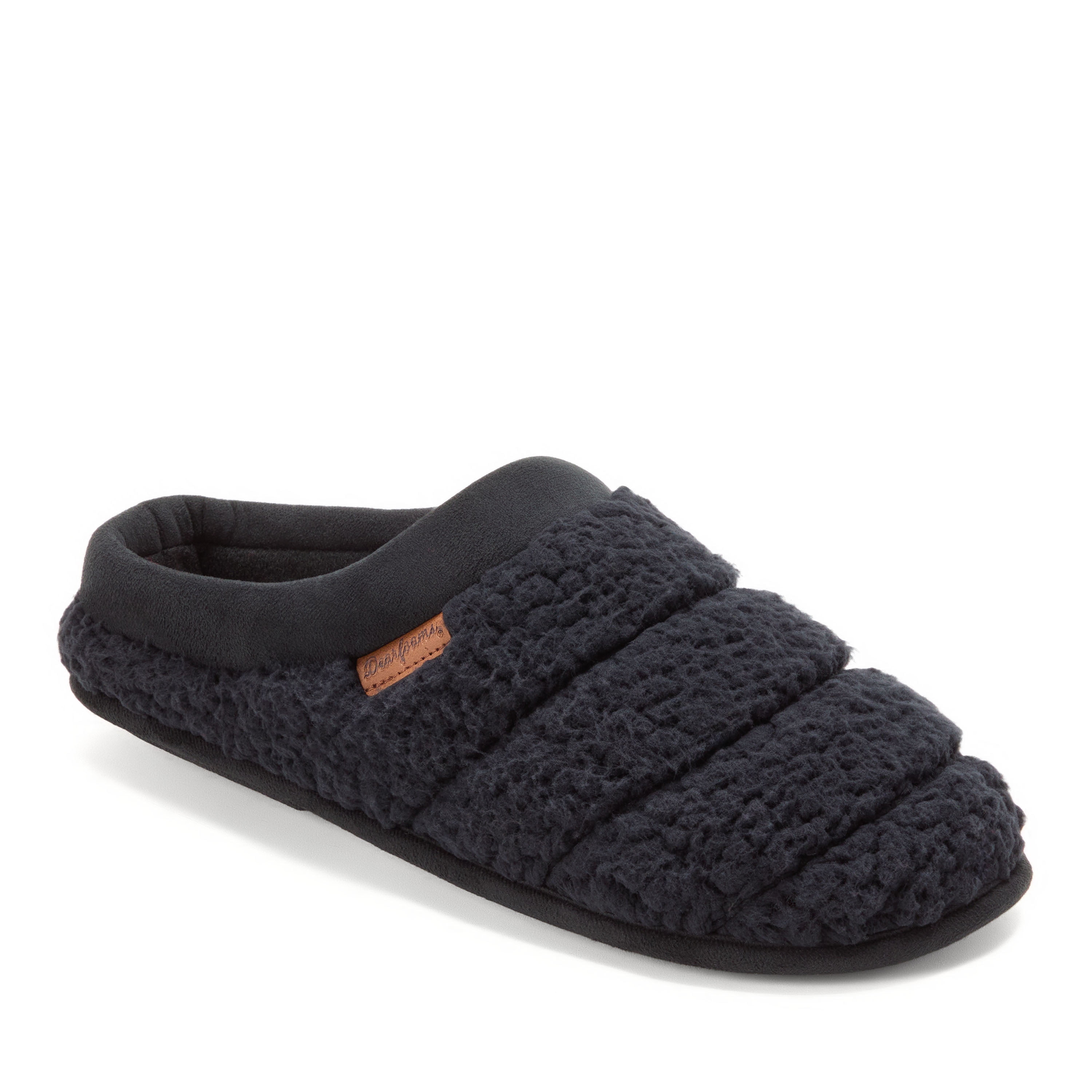 Dearfoams Men's Asher Marled Knit Clog House Slipper - Walmart.com