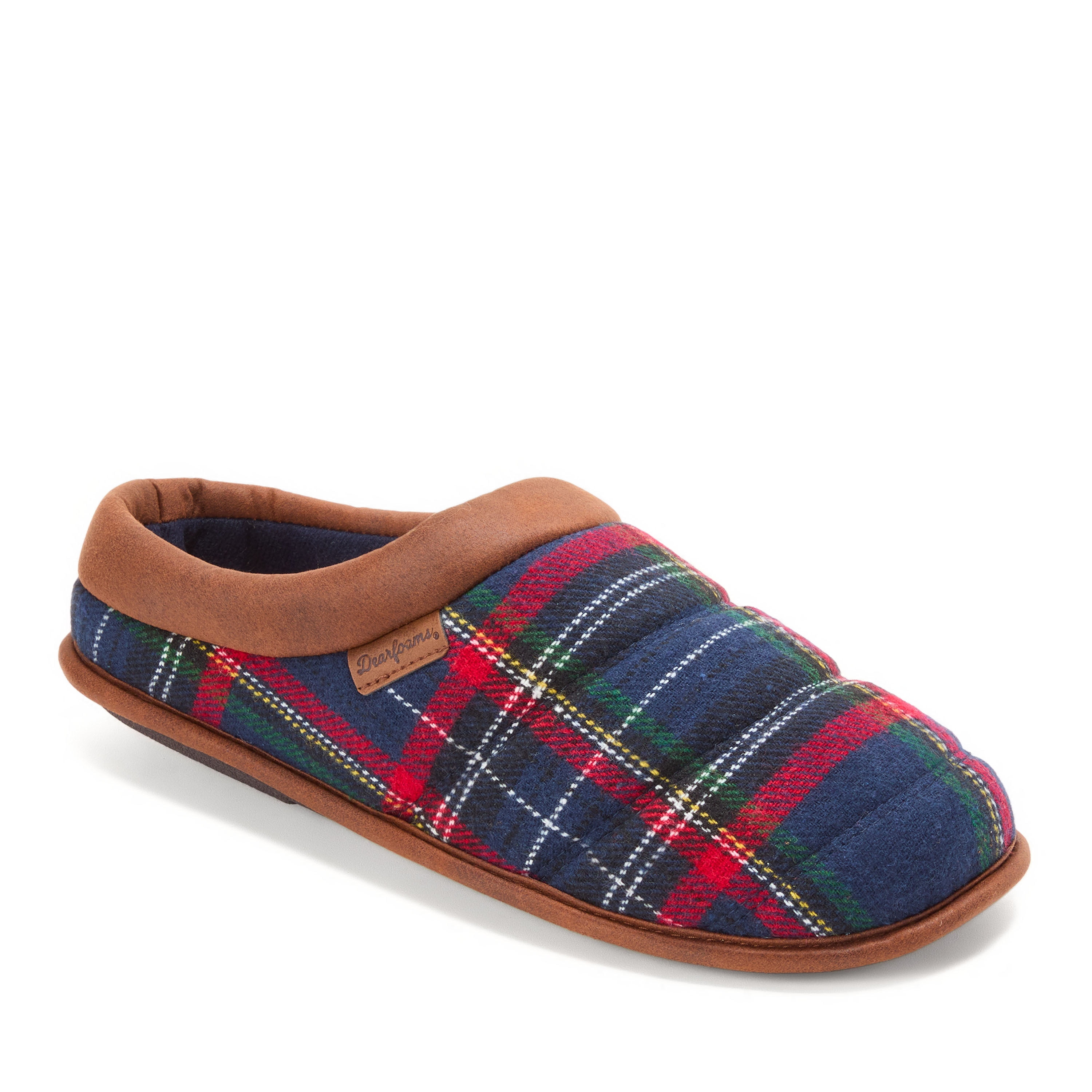 Dearfoams Men's Asher Marled Knit Clog House Slipper - Walmart.com
