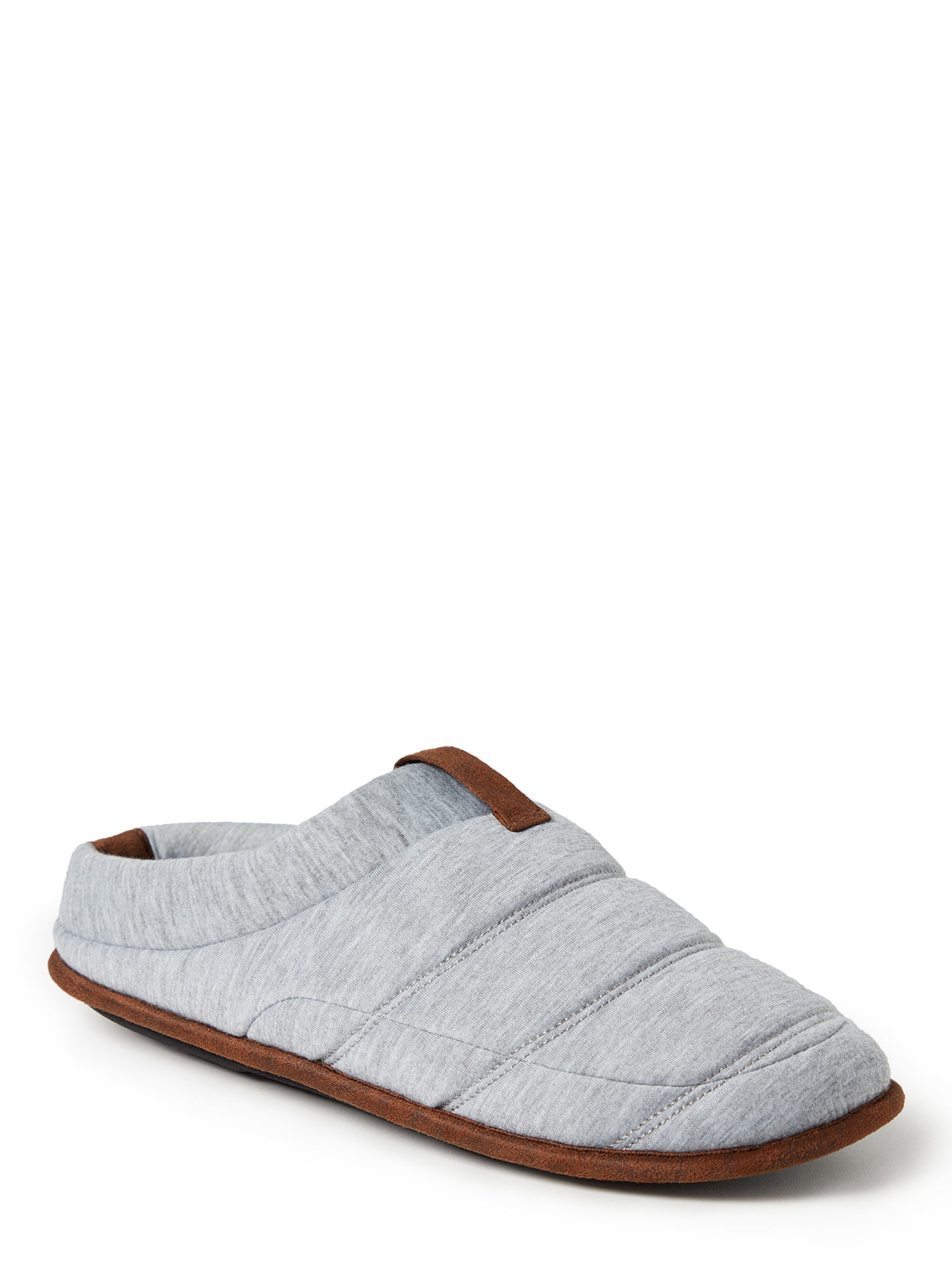 Dearfoams Men's Ashton Quilted Jersey Clog Slipper - Walmart.com