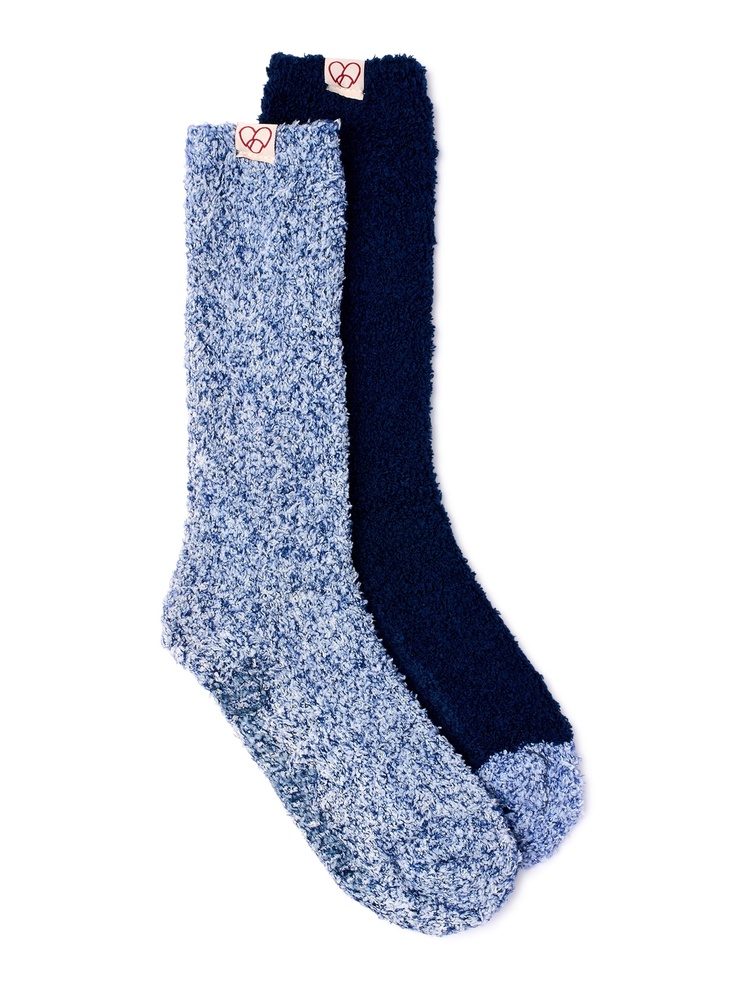 Dearfoams Men's Cozy Crew Socks, 2-Pack - Walmart.com