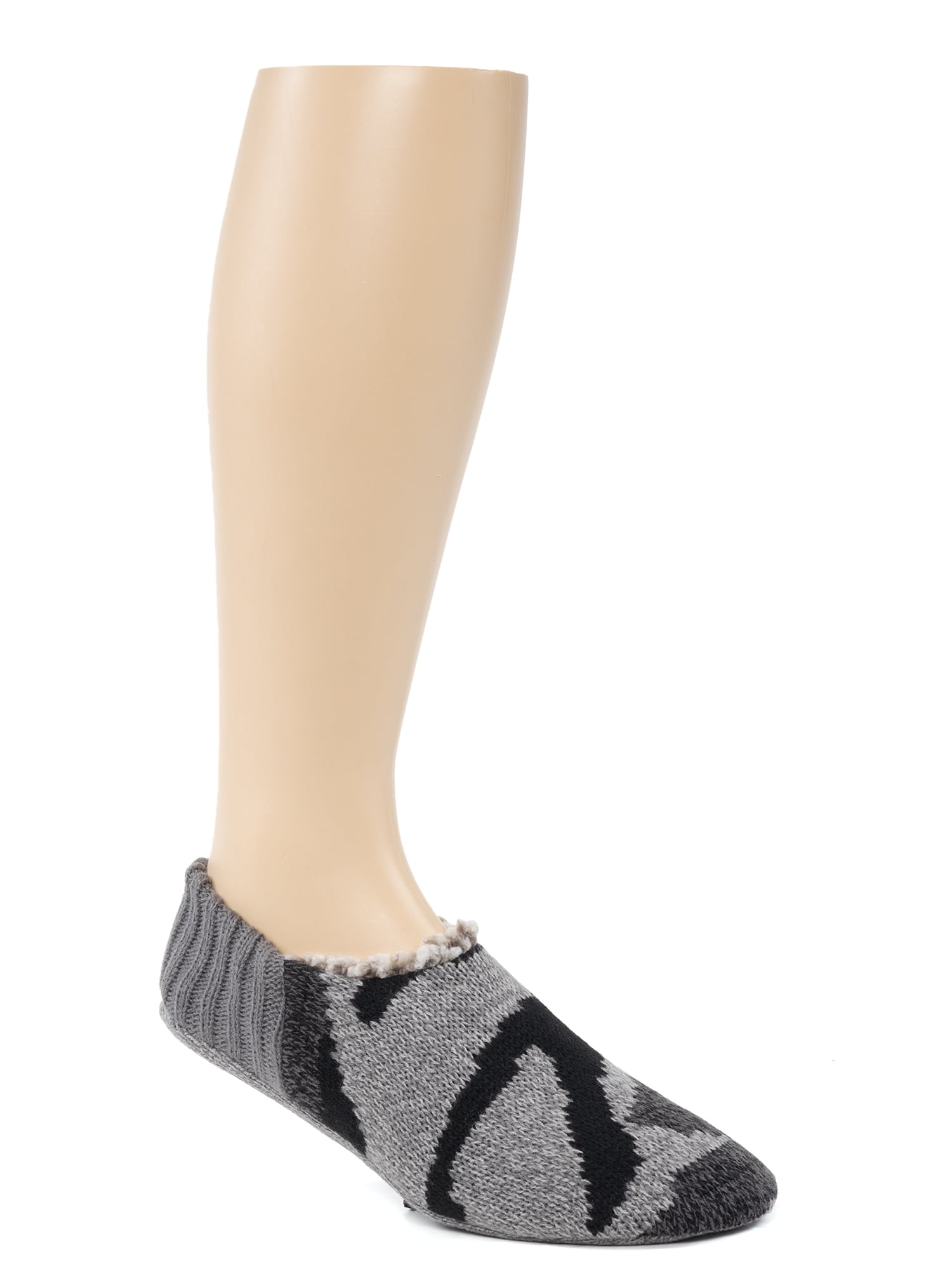 Dearfoams Men's Cozy Slipper Socks, Sizes S-XL - Walmart.com