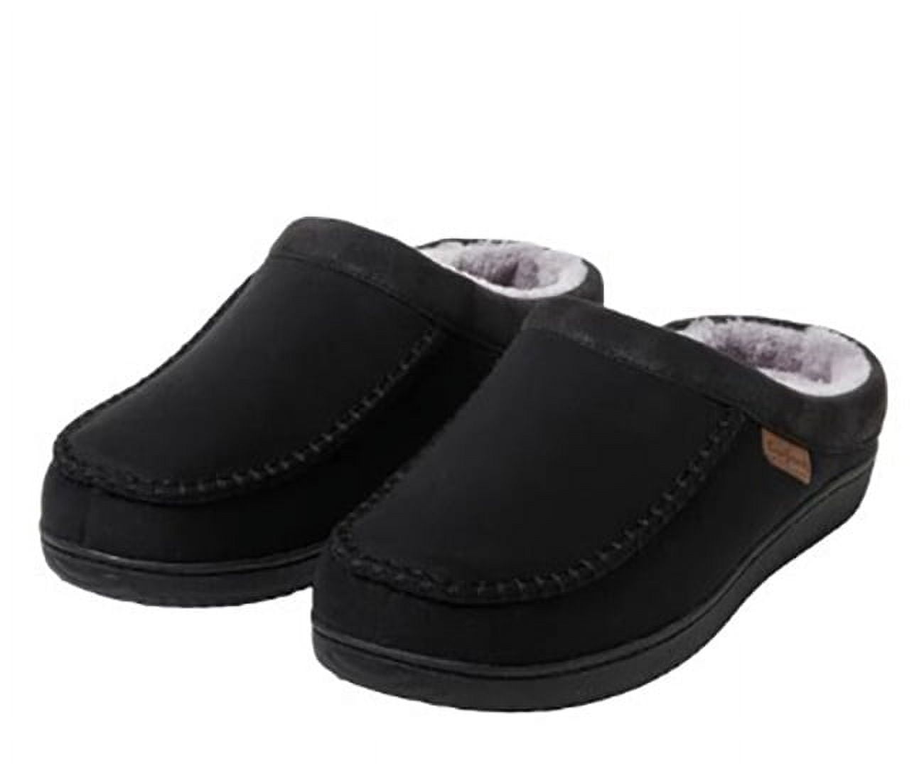 Dearfoams Men's Slipper Small (7-8) Features: Memory Foam Insole Indoor ...