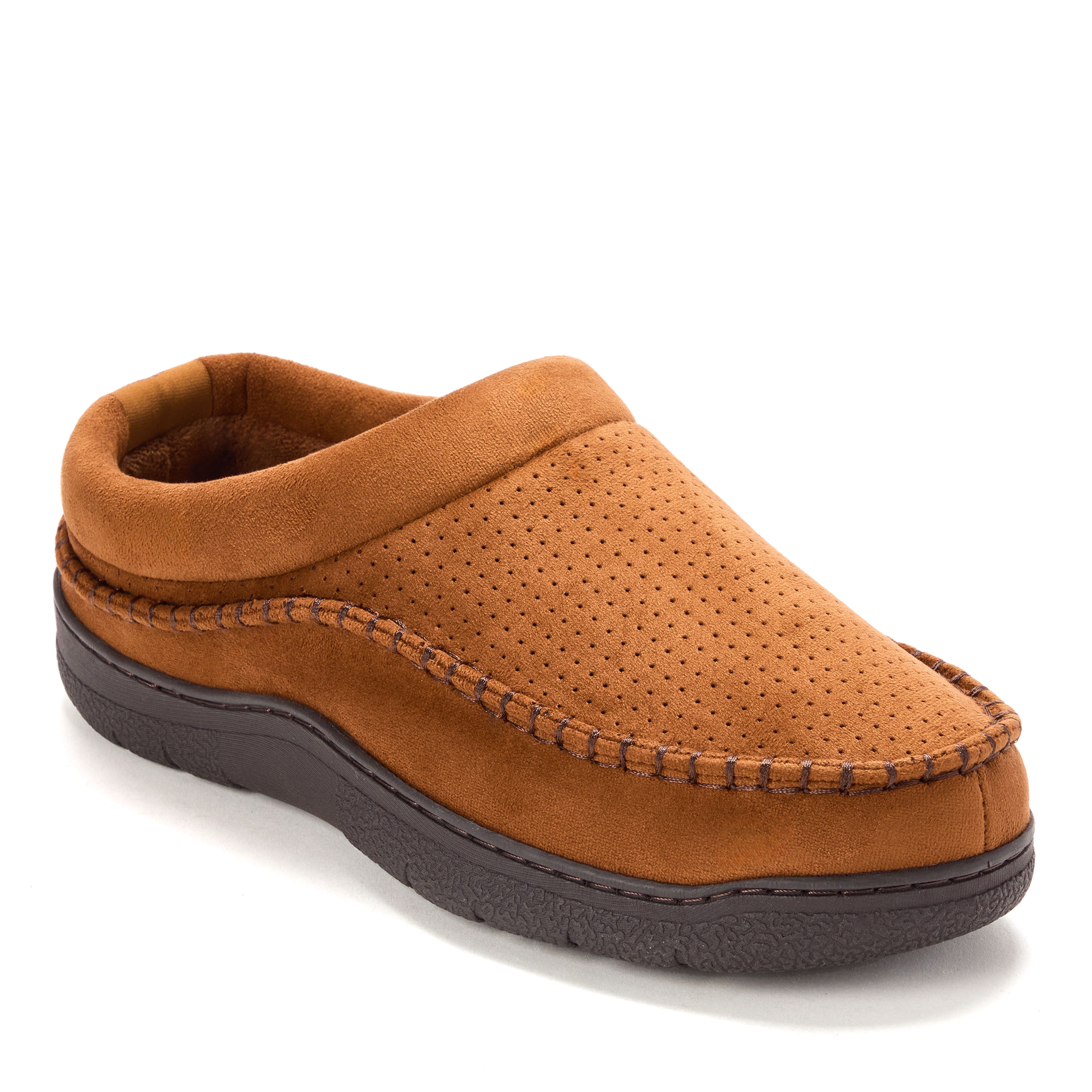 Dearfoams Men's Thompson Moccasin Toe Clog House Shoe Slipper - Walmart.com