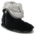 Dearfoams Women's Beth Faux Fur Fold Down Bootie Slipper - Walmart.com