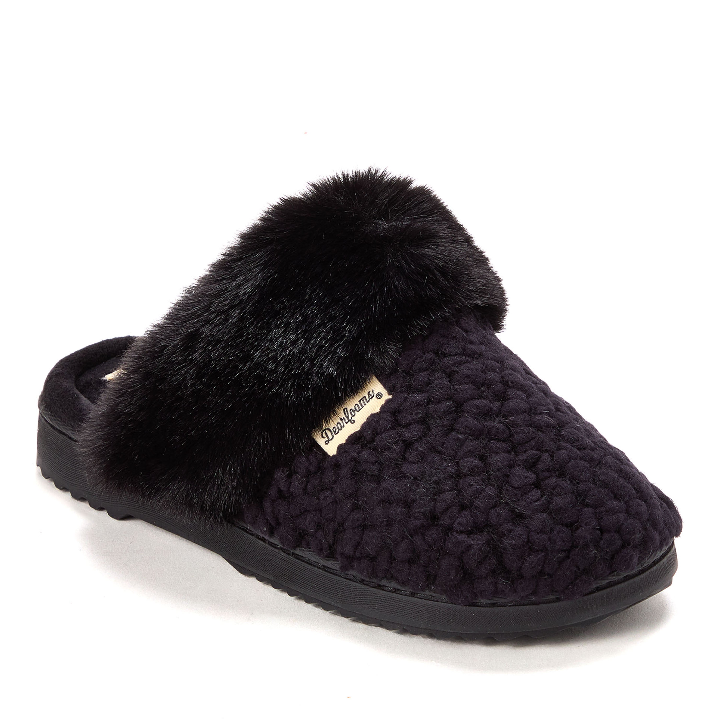 Dearfoams Women's Courtney Knit Scuff Slipper - Walmart.com