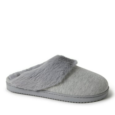 Dearfoams Cozy Comfort Women's Cable Knit Clog Slippers - Walmart.com