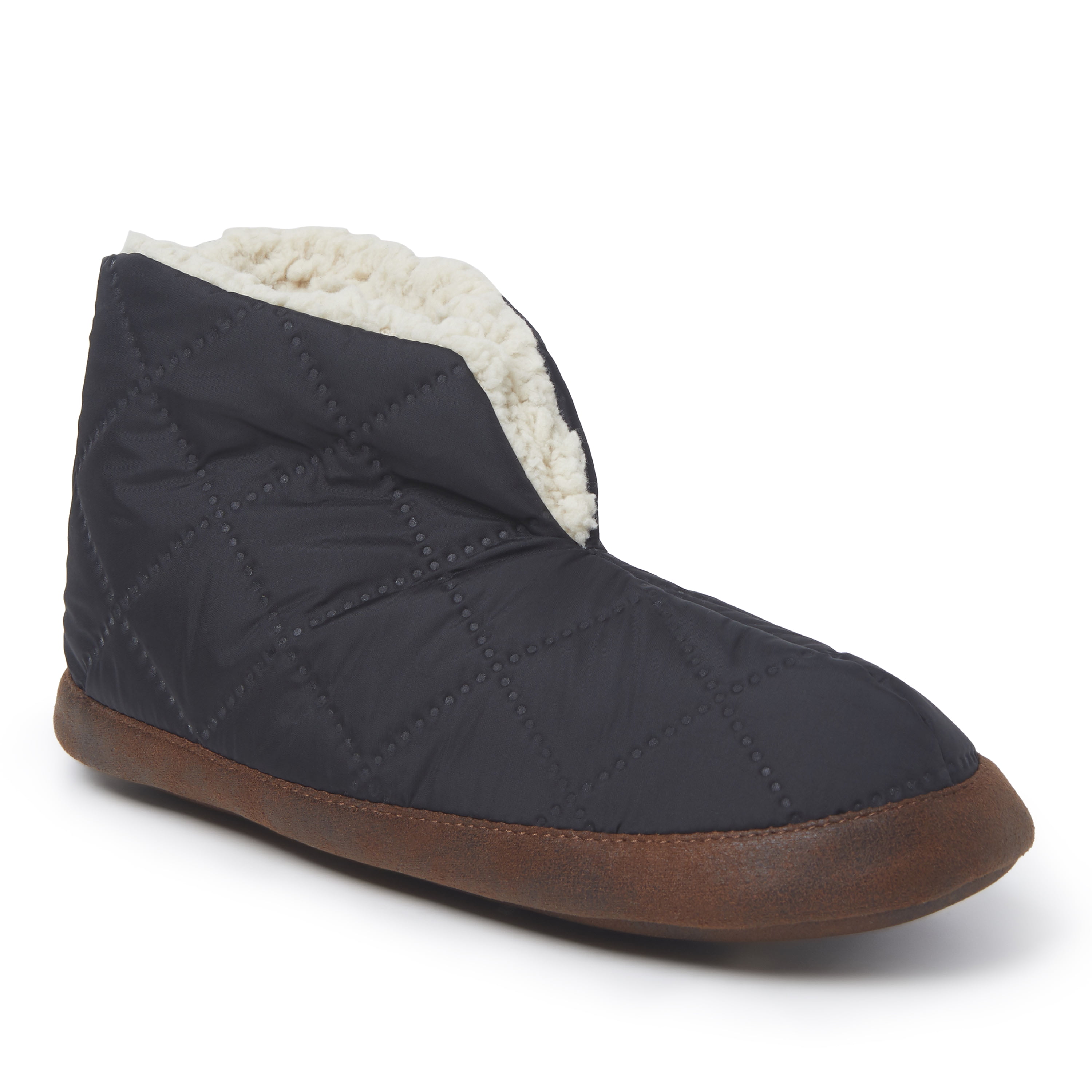 Dearfoams Women's Haven Warm Up Nylon Bootie Slippers - Walmart.com