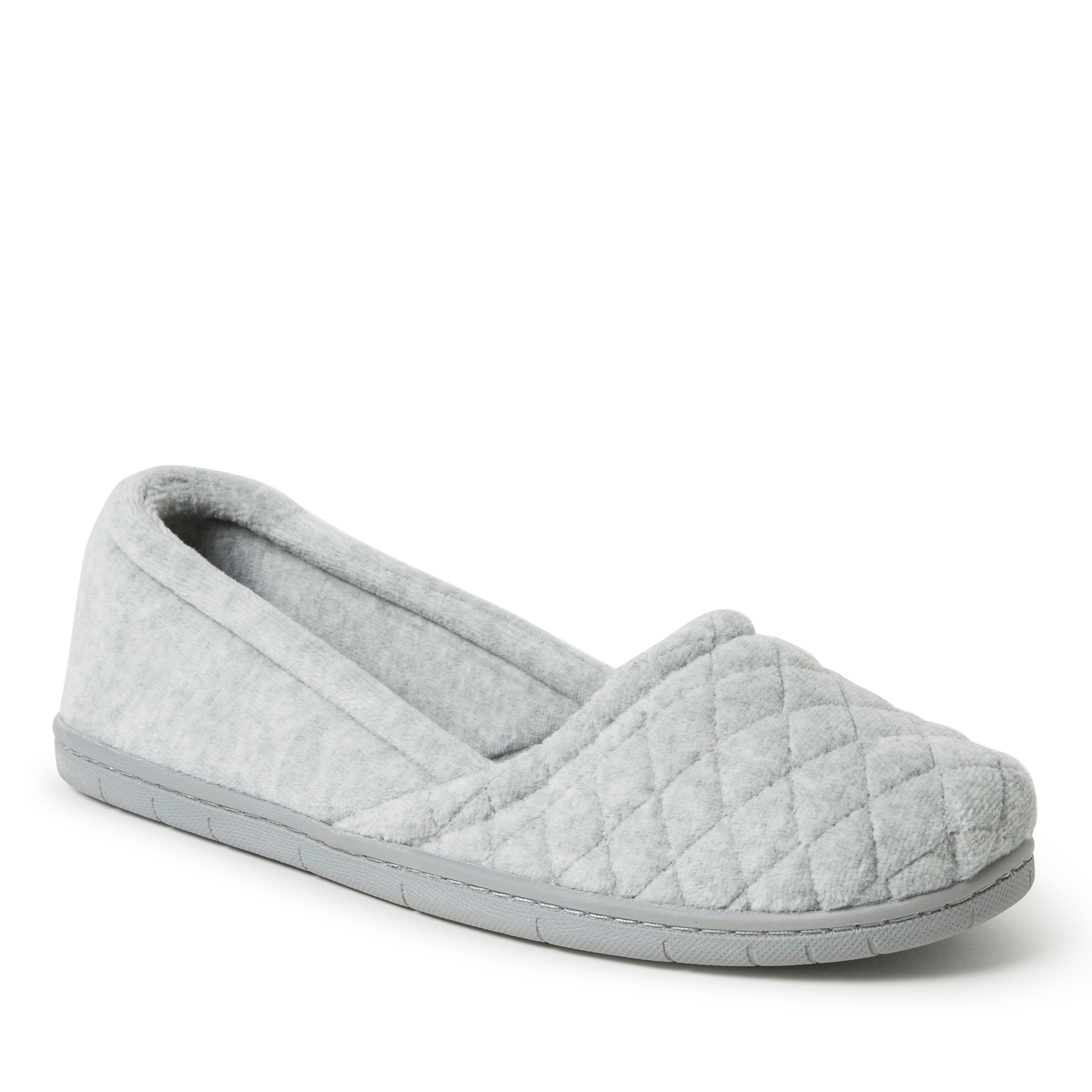 Dearfoams Women's Katie Microfiber Velour Espadrille House Slipper ...