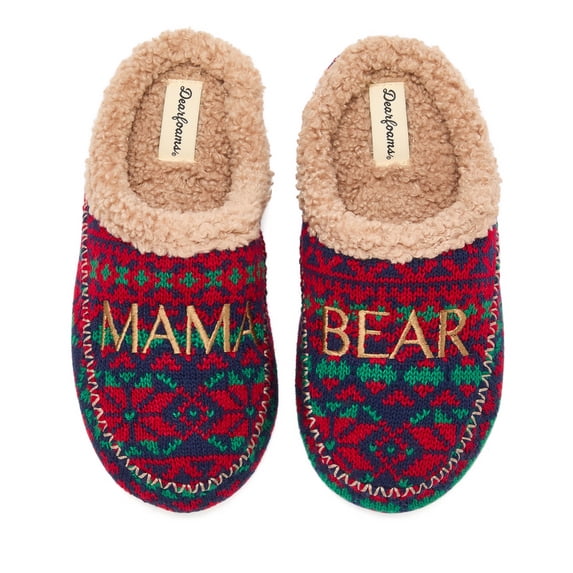 Dearfoams Women's Mama Bear Clog Slipper - Walmart.com