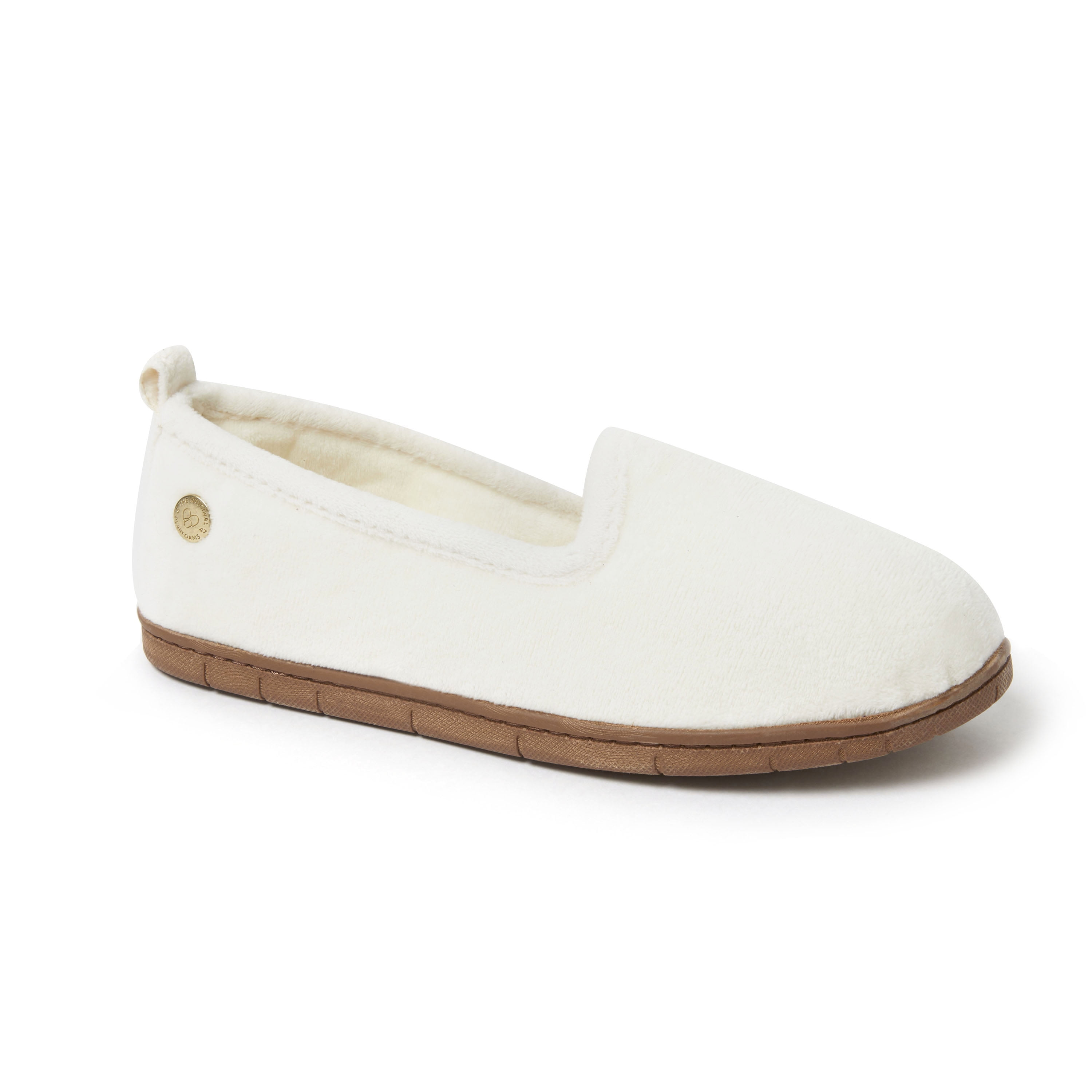 Dearfoams Women's Rachel Velour Closed Back House Slipper - Walmart.com