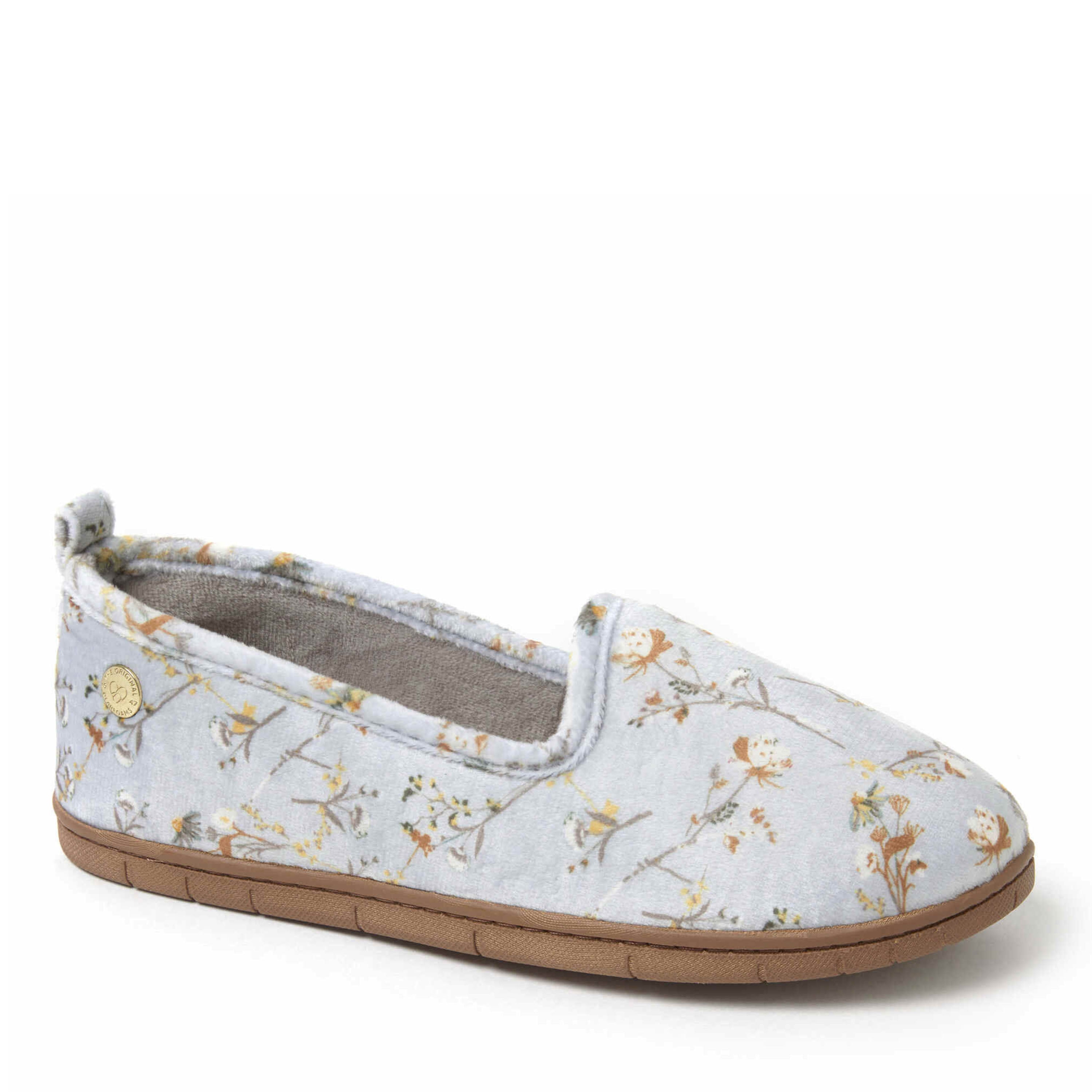 Dearfoams Women's Rachel Velour Closed Back House Slipper - Walmart.com