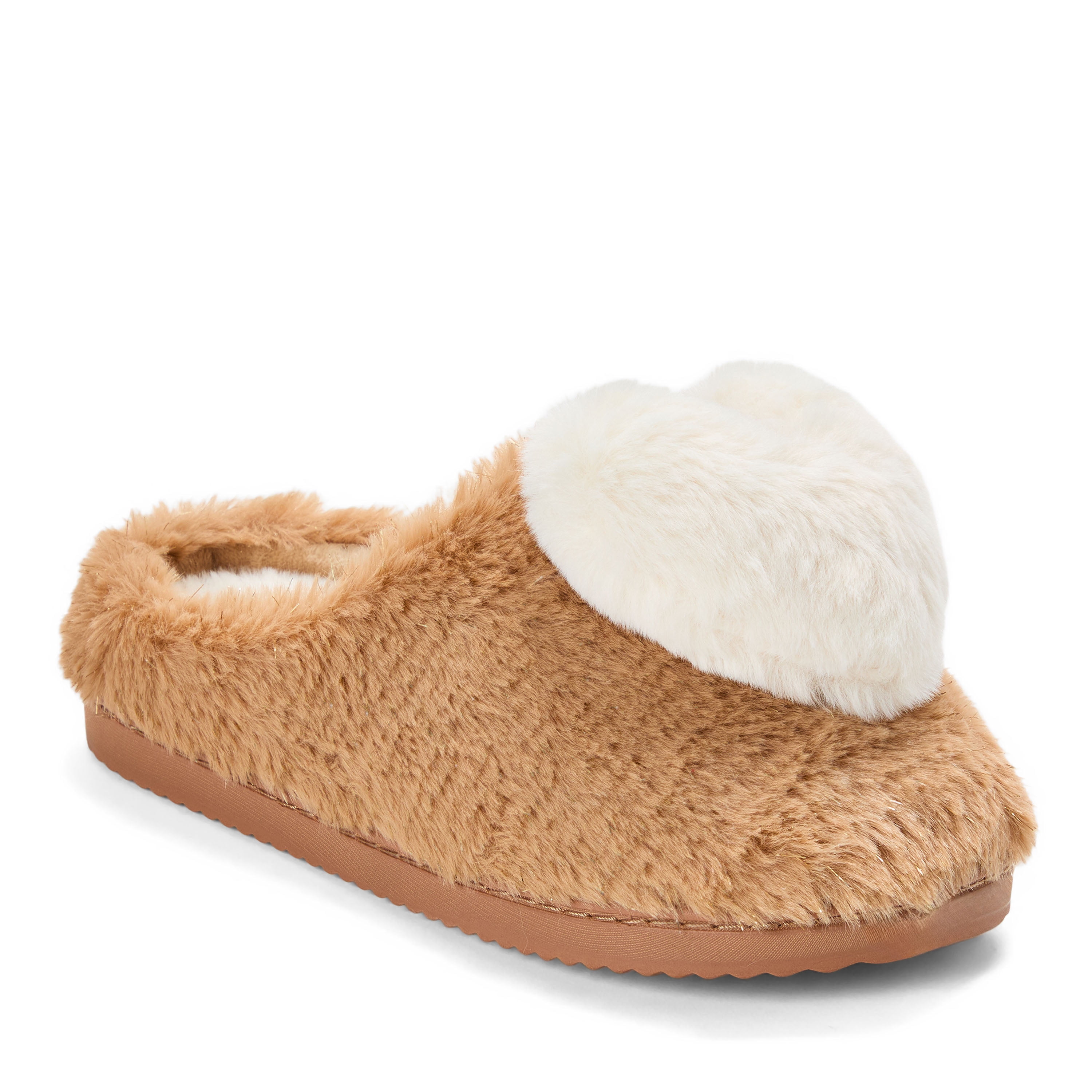 Dearfoams Women's Rosie Furry Icon Clog Slipper - Walmart.com