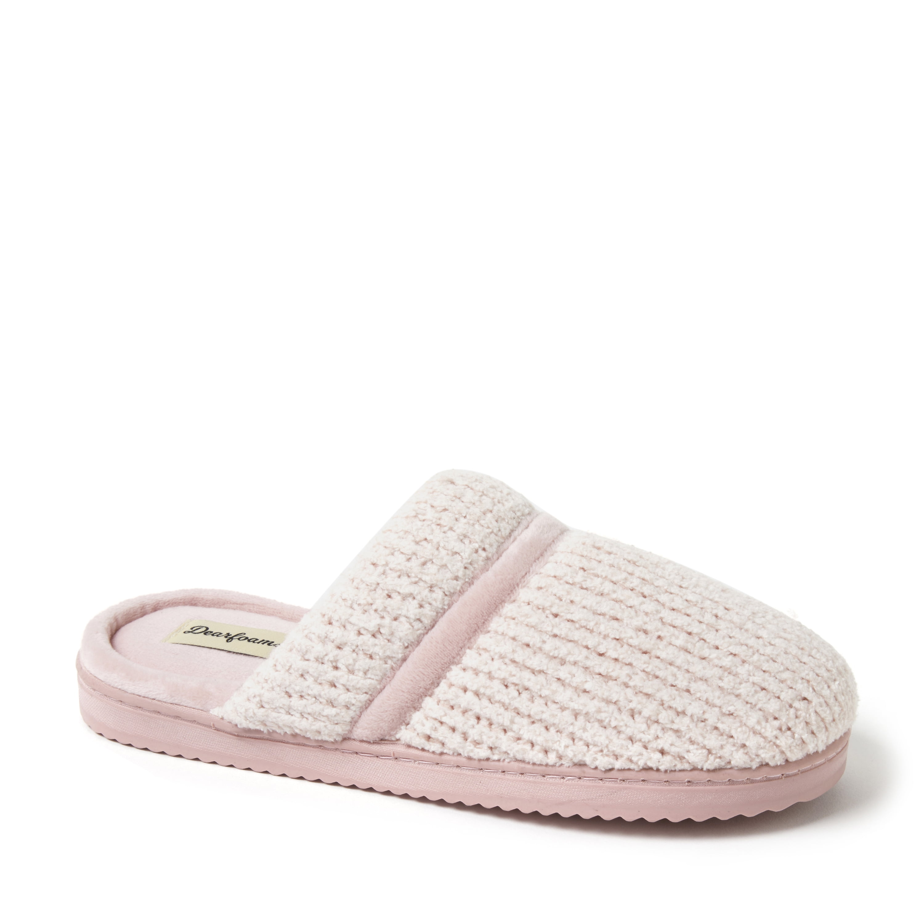 Dearfoams Women's Serena Marled Chenille Scuff House Slipper - Walmart.com