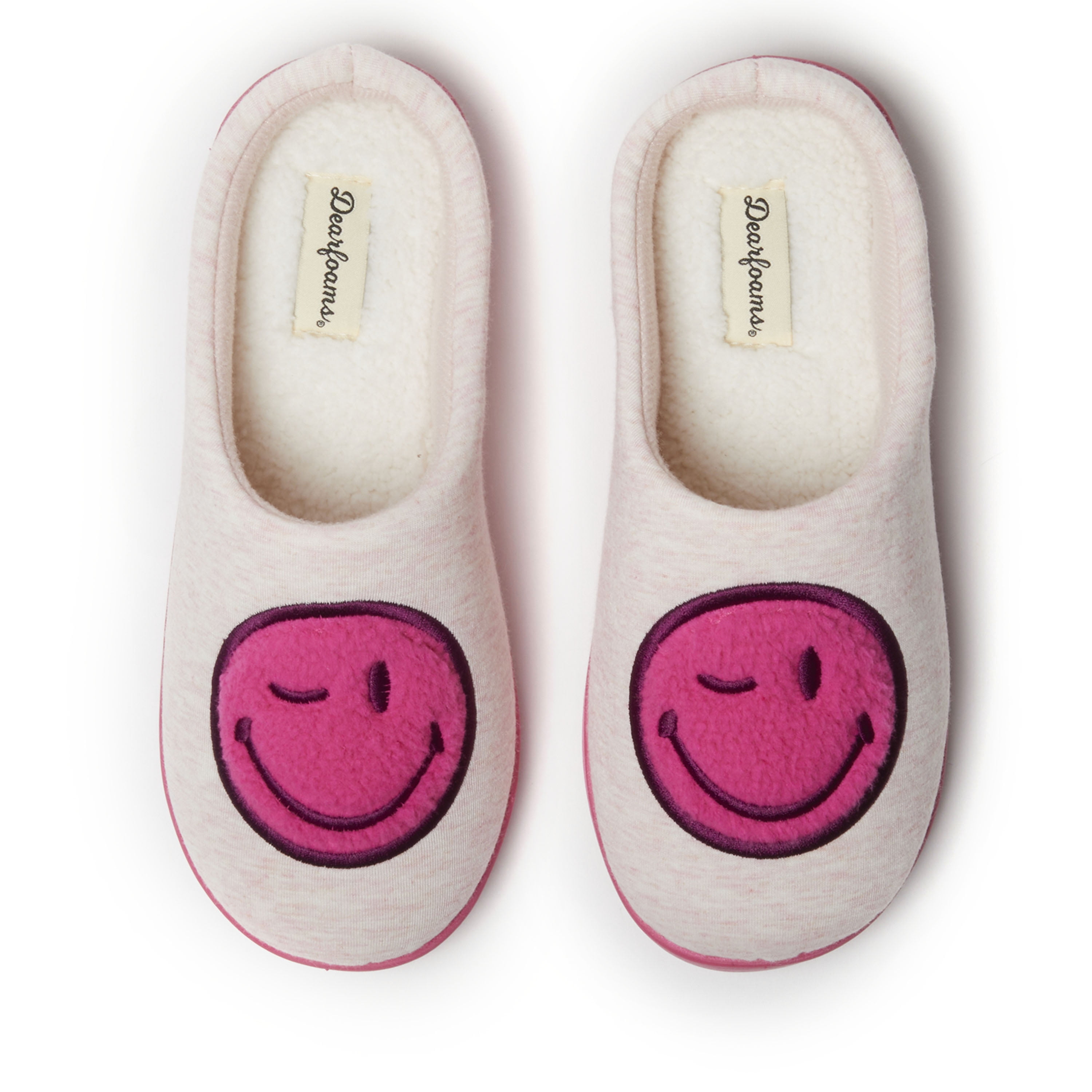 Dearfoams Women's Smile Icon Smiley Face Clog House Slipper - Walmart.com