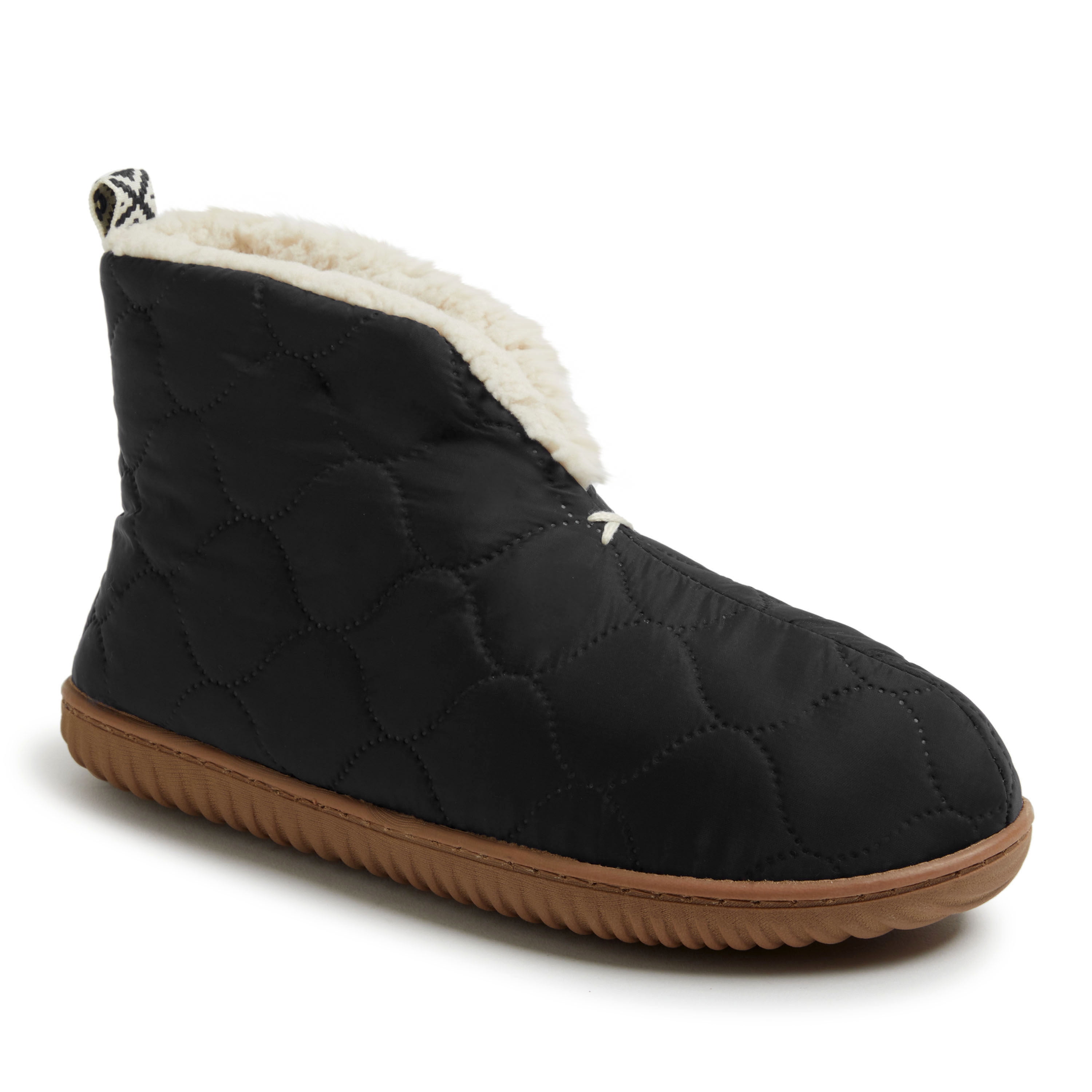 Dearfoams Women's Warm Up Bootie House Shoe Boot Slipper - Walmart.com