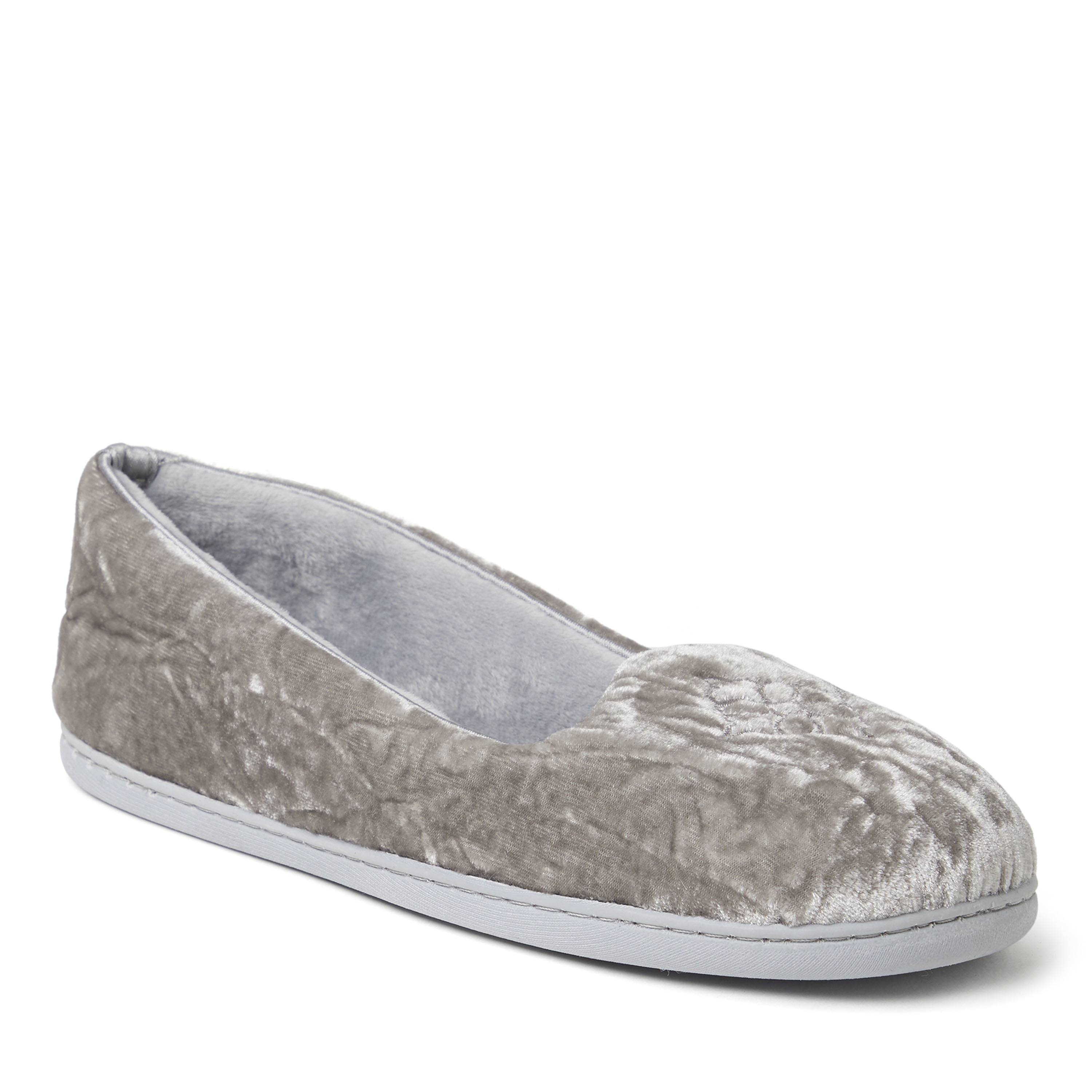 Dearfoams Womens Rebecca Velour House Slipper, Indoor/Outdoor, Various ...