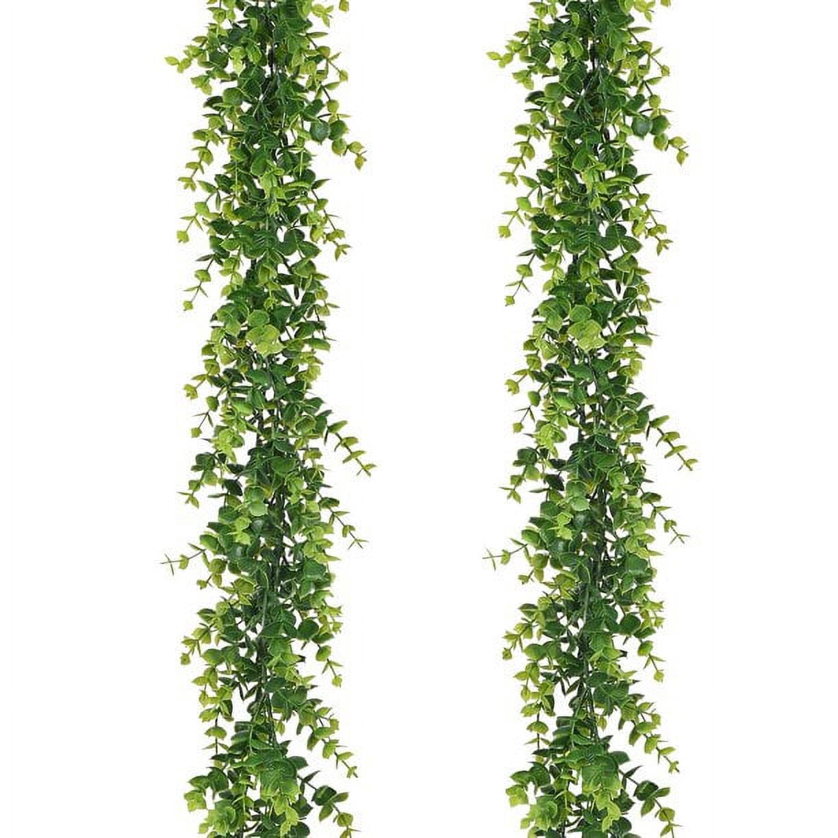 Dearhouse Artificial Vines Faux Eucalyptus Garland, 2 Pack Fake ...