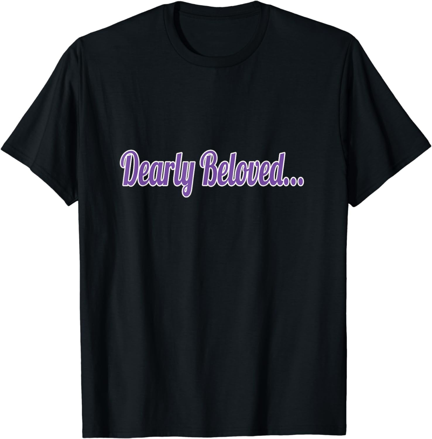 Dearly Beloved Purple T-shirt 80's Retro 1980's Fun - Walmart.com