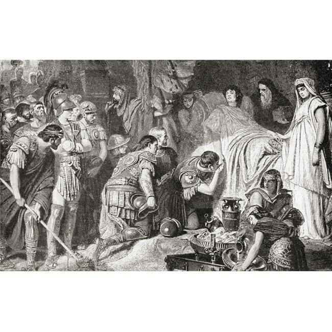 Death of Alexander The Great At Babylon In 323 BC Alexander III of ...