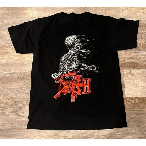 Death Band Melting Skeleton Vtg Heavy Cotton Black All Size Shirt ...