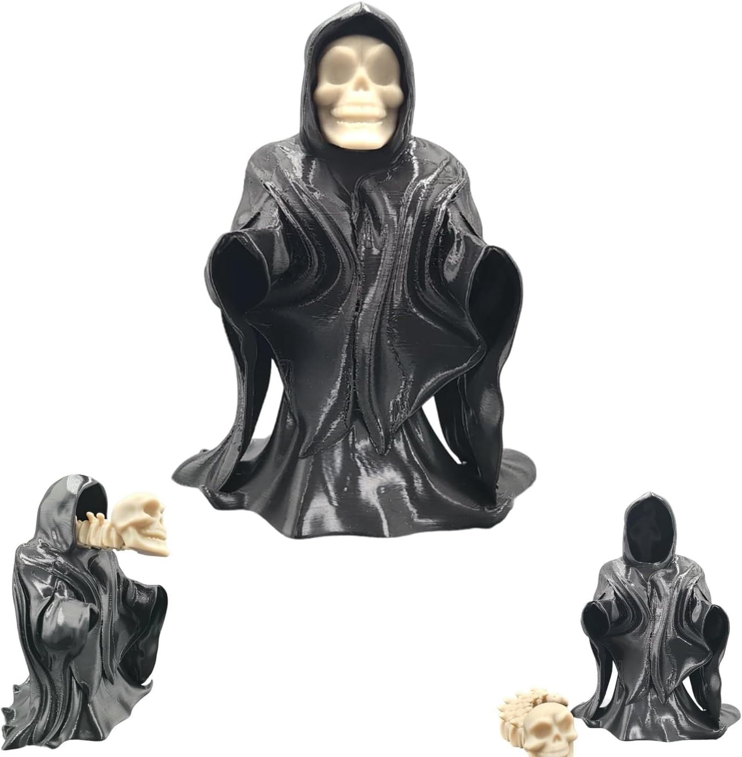 Death Ghost Articulated Snap Grim Reaper, 6 Inch Tabletop Gothic ...