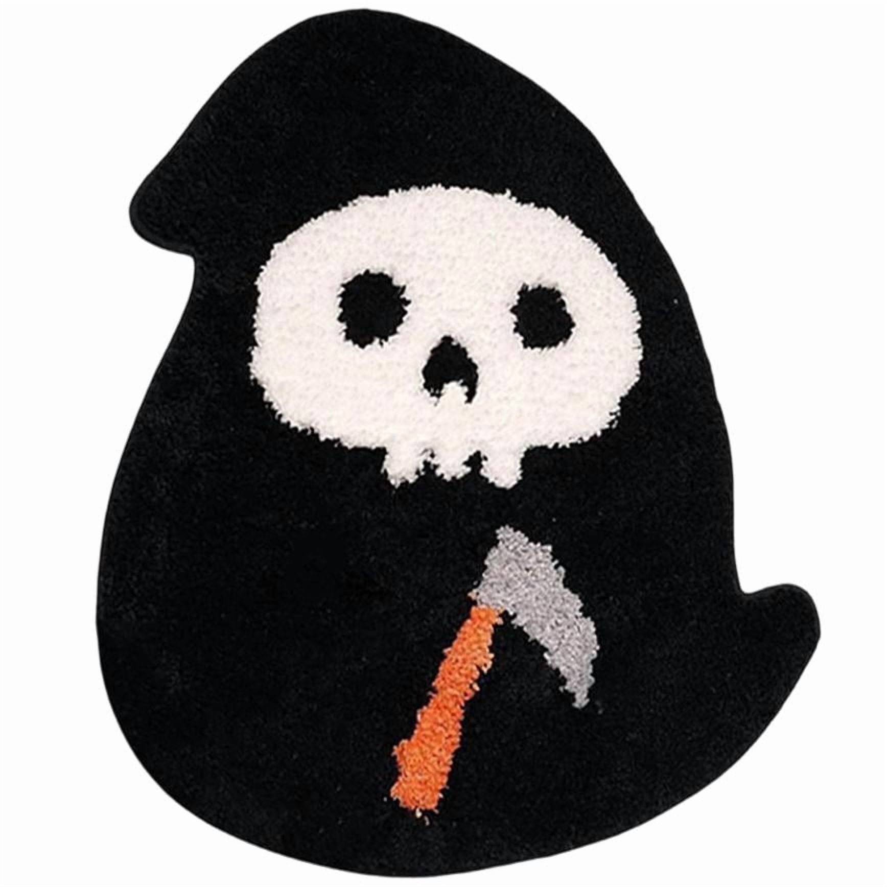 Death God Door Mat, Unwelcome Shaped Bat Coir Mat Halloween, Gothic ...