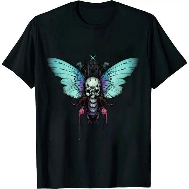 Death Head Moth Pastel Goth Emo Dark Death's Head Moth T-Shirt ...