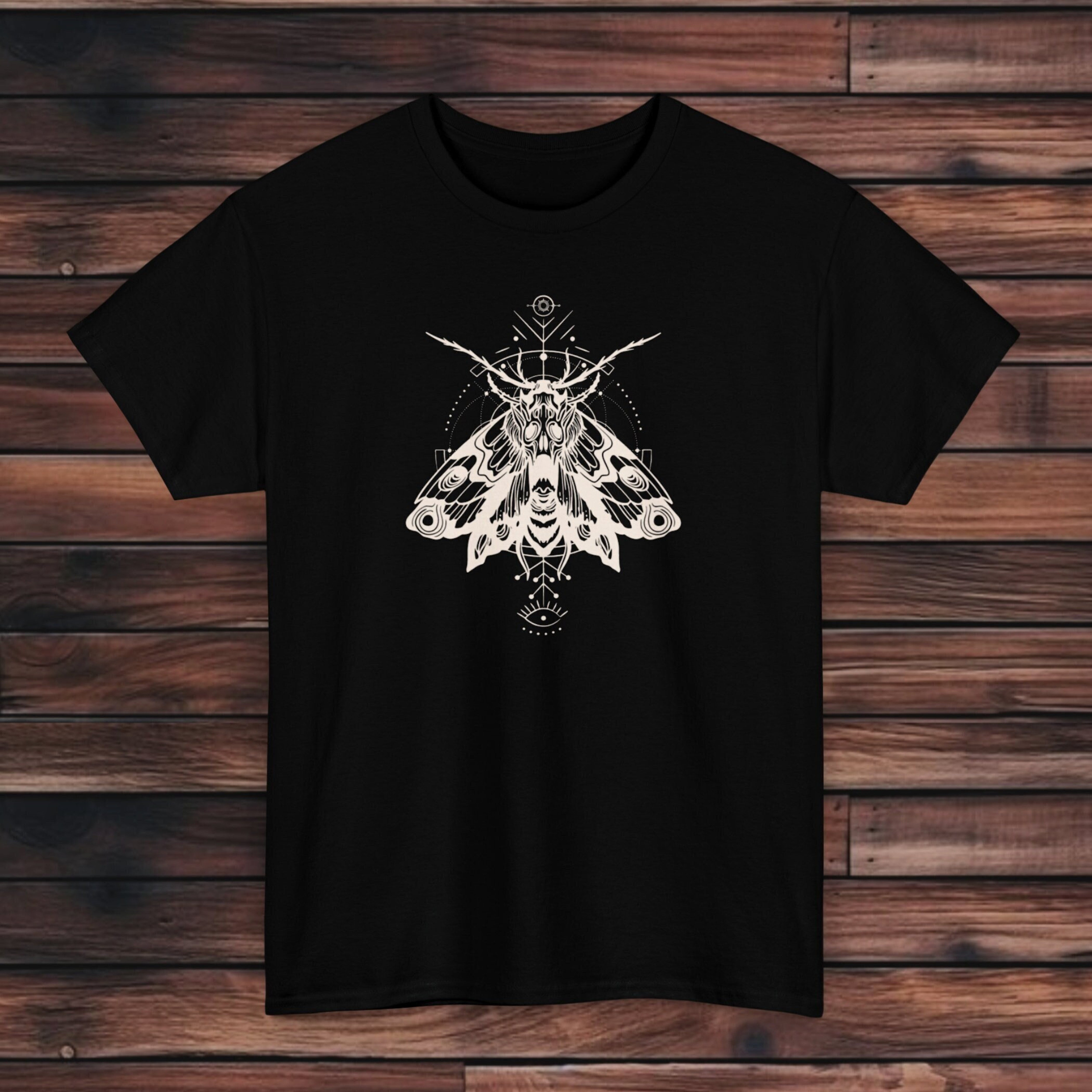 Death Head Moth T-Shirt | Witchy T-Shirt | Gothic Clothes | Dark ...
