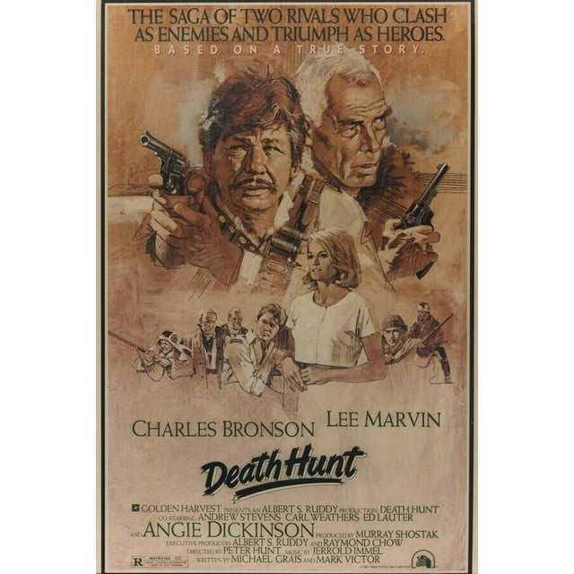 Death Hunt Charles Bronson lee MarvinAngie Dickinson 11x17 inch movie ...
