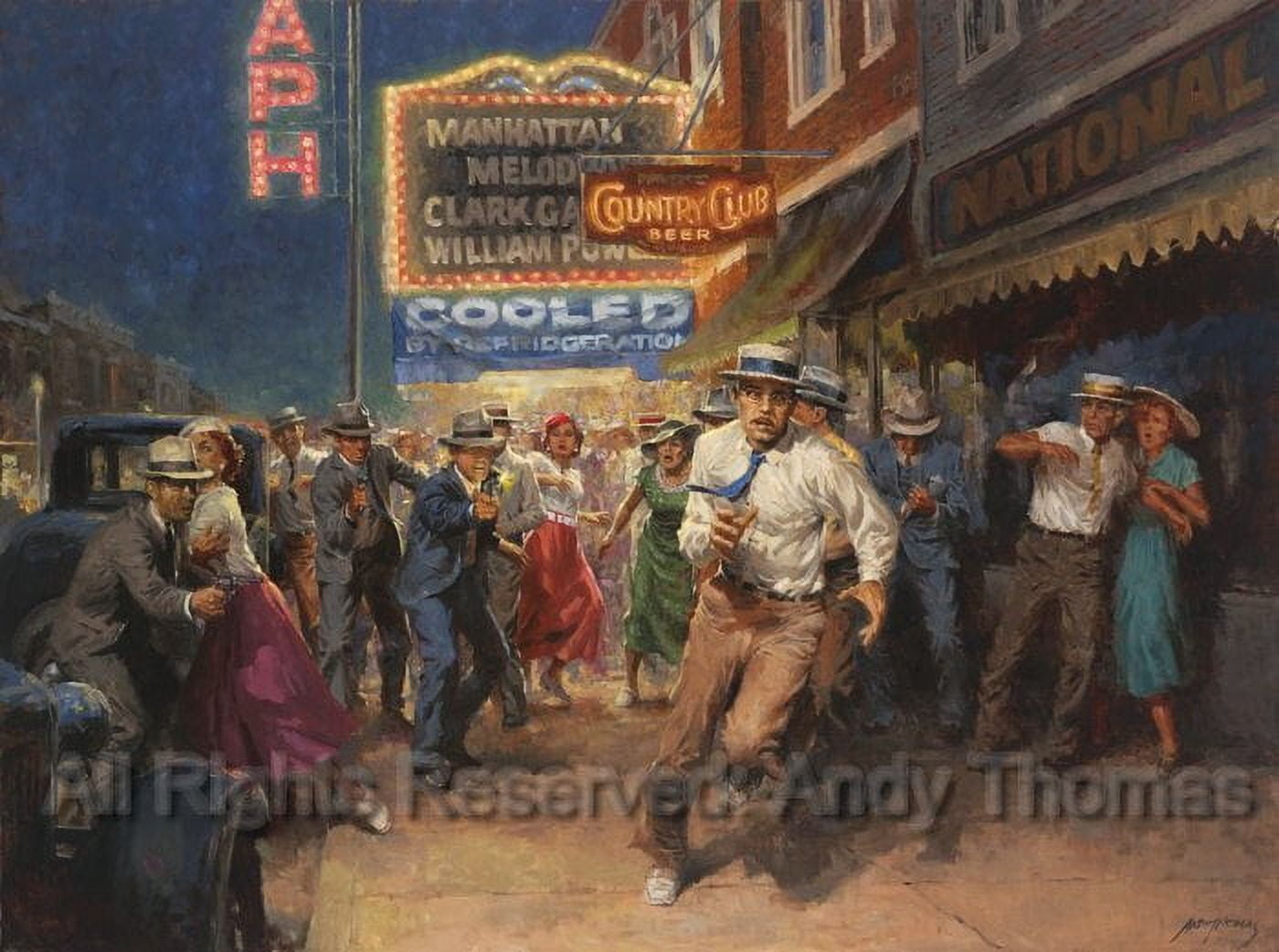 The Death of John Dillinger by Andy Thomas - Limited Edition Artist ...