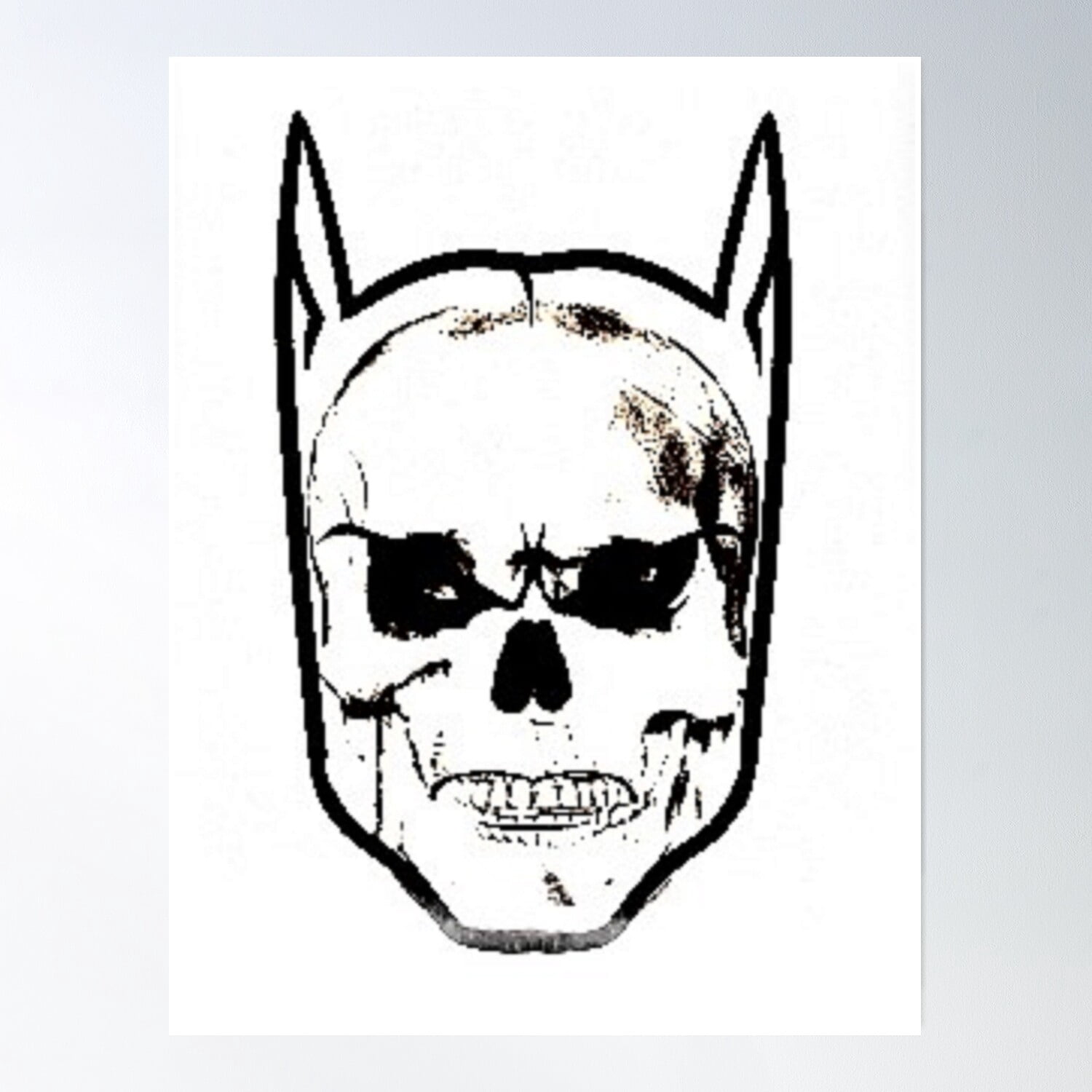 Death Man Poster Wall Art, Modern Wall Decor, 12x18 UNFRAMED - Walmart.com