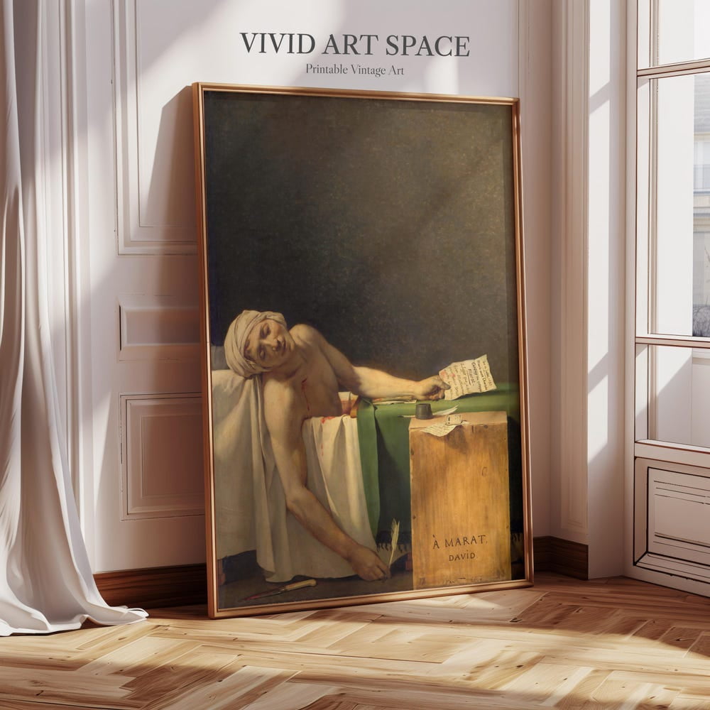 The Death Of Marat By Jacques-Louis David, Giclee Print, Fine Art Print ...